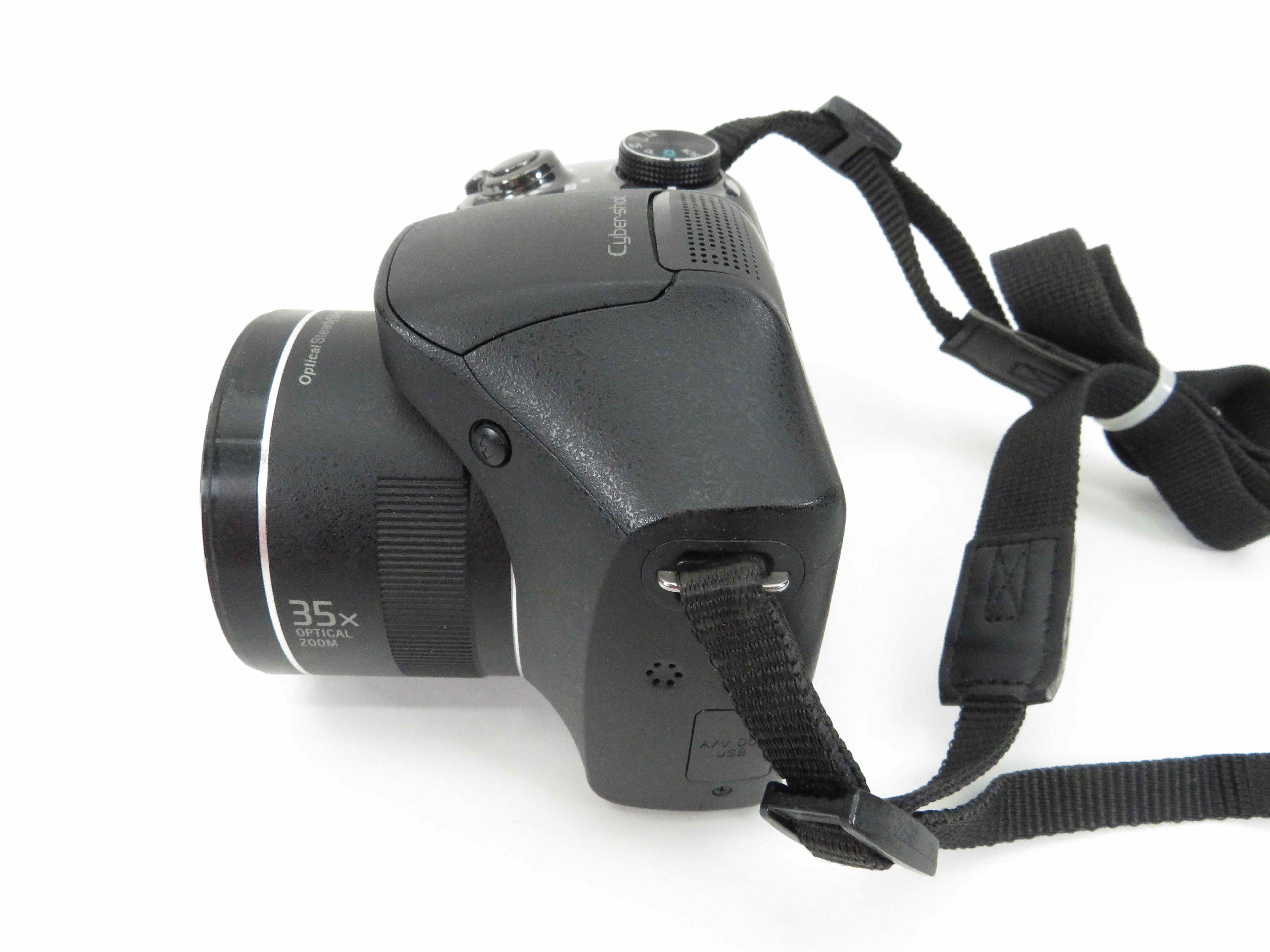 Sony DSC-H300 Cyber-Shot 20.1-Megapixel Black Handheld Digital Camera