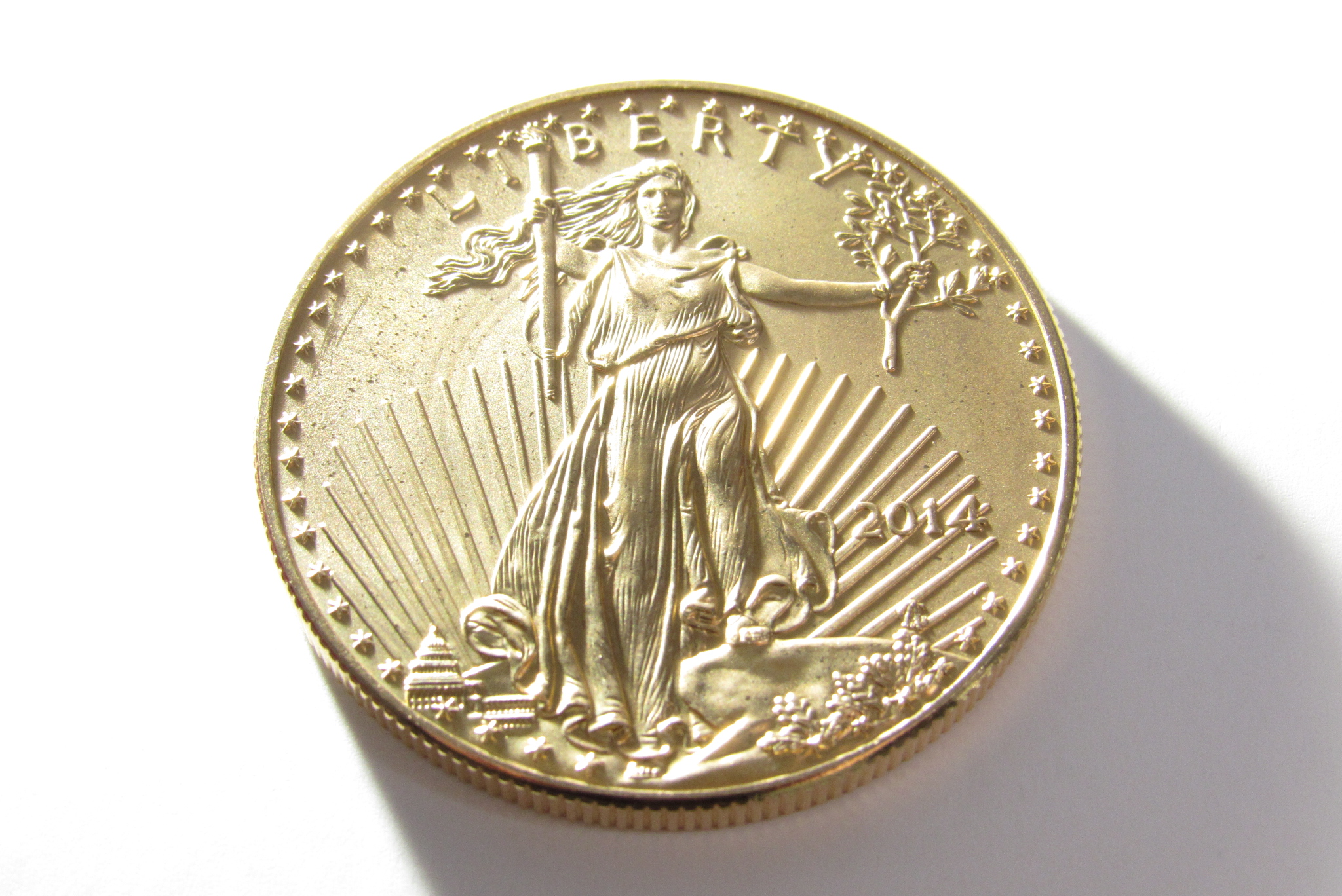 2014 United States American Eagle 1-Oz Fine Gold $50 Dollar Coin