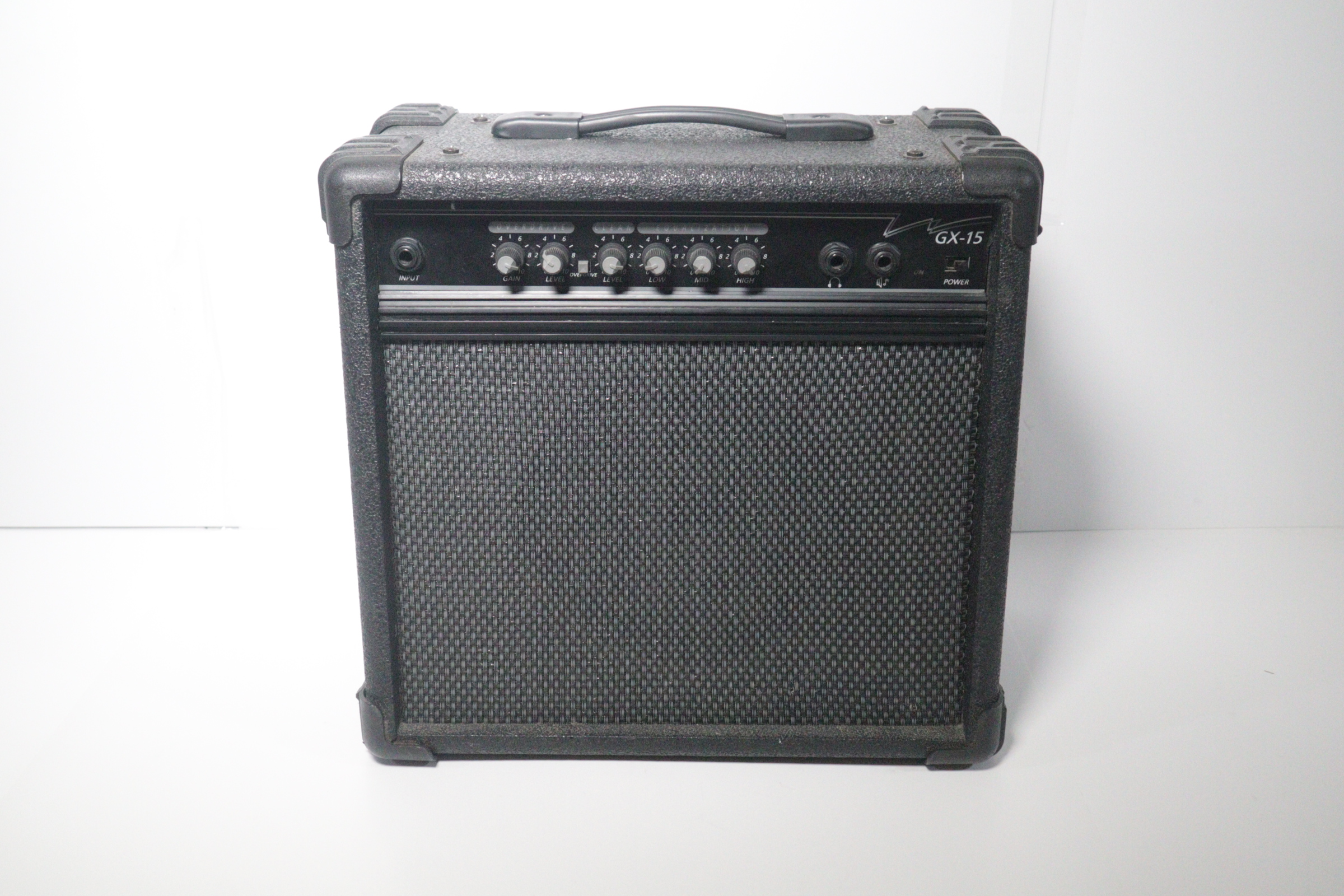 Crate GX-15 Black Corded 2-Channel 12-Watt 1x8" Guitar Practice ...