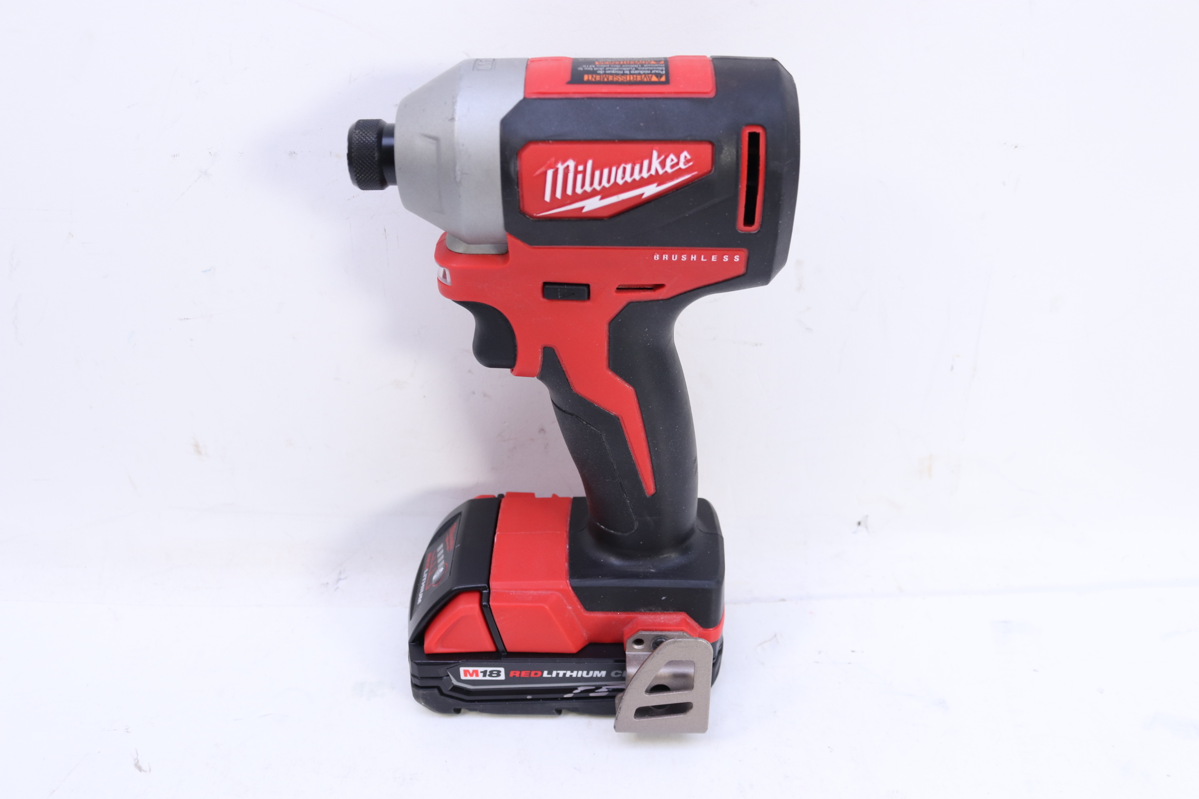 Milwaukee 2902-20 M18 18V Brushless Cordless 1/2" Hammer Drill/1/4 ...