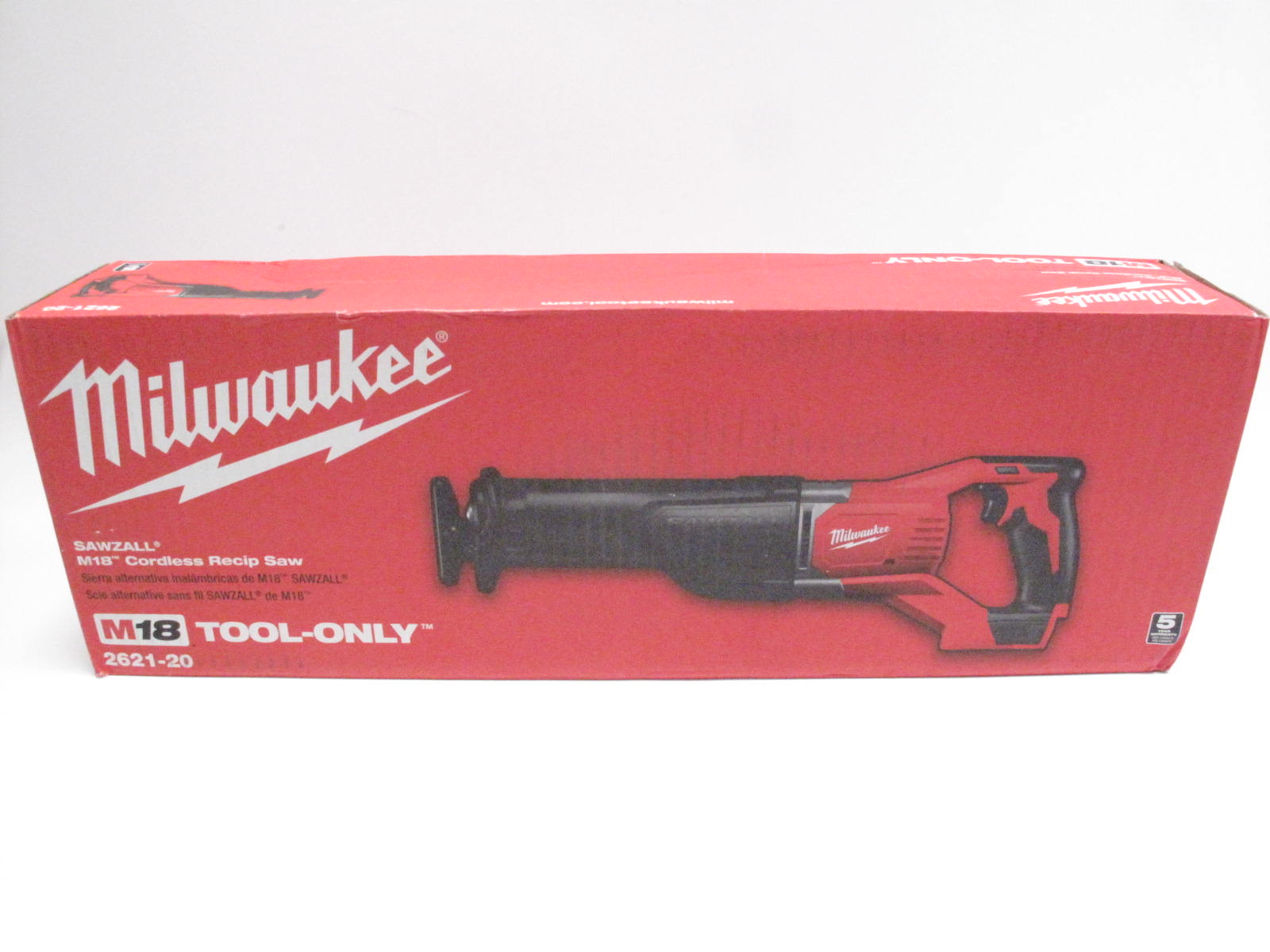 Milwaukee 2621-20 Sawzall Cordless Reciprocating Saw 18V Tool Only