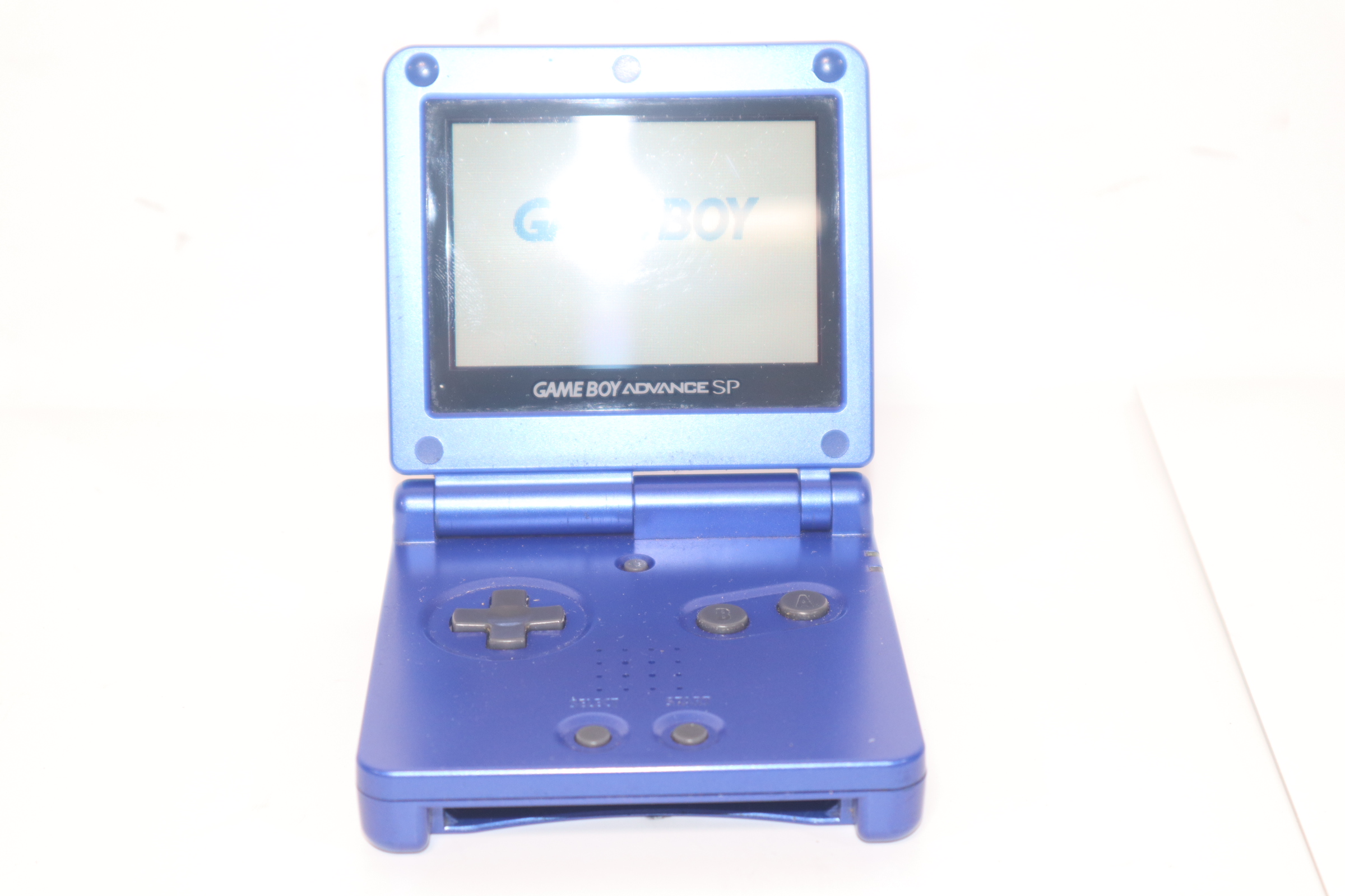 Nintendo Game Boy Advance SP AGS001 Blue Handheld Portable Gaming ...