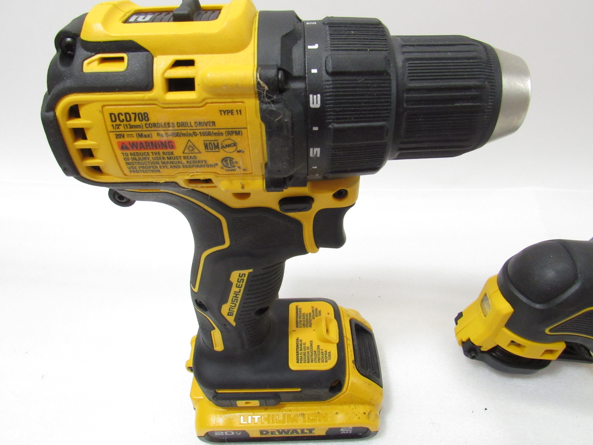 DeWalt DCD708 1/2" 20V Drill/Driver DCS354 20V Oscillating Multi Tool