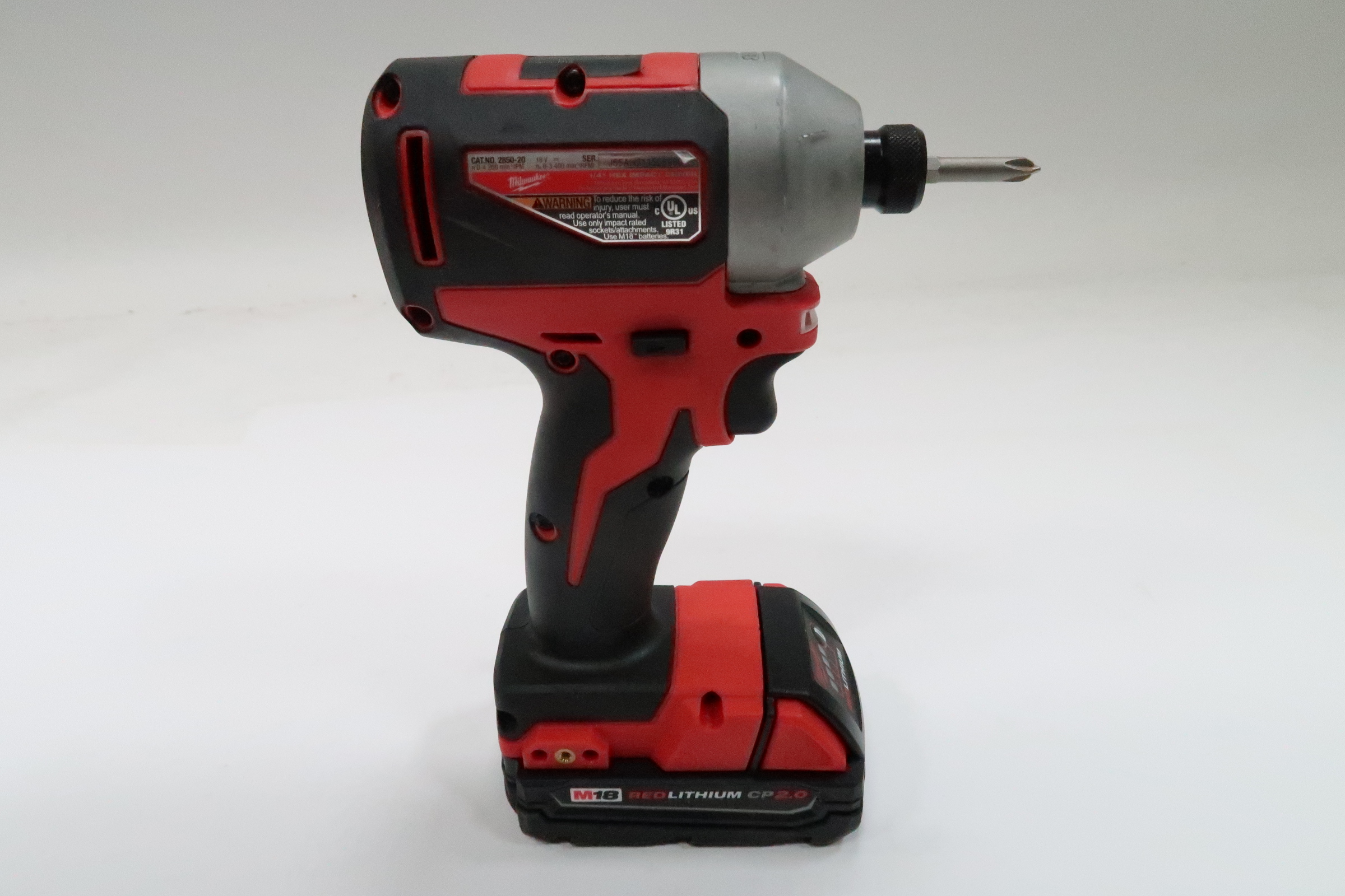 Milwaukee 2850-20 2801-20 18V Lithium-Ion Brushless Cordless Drill ...