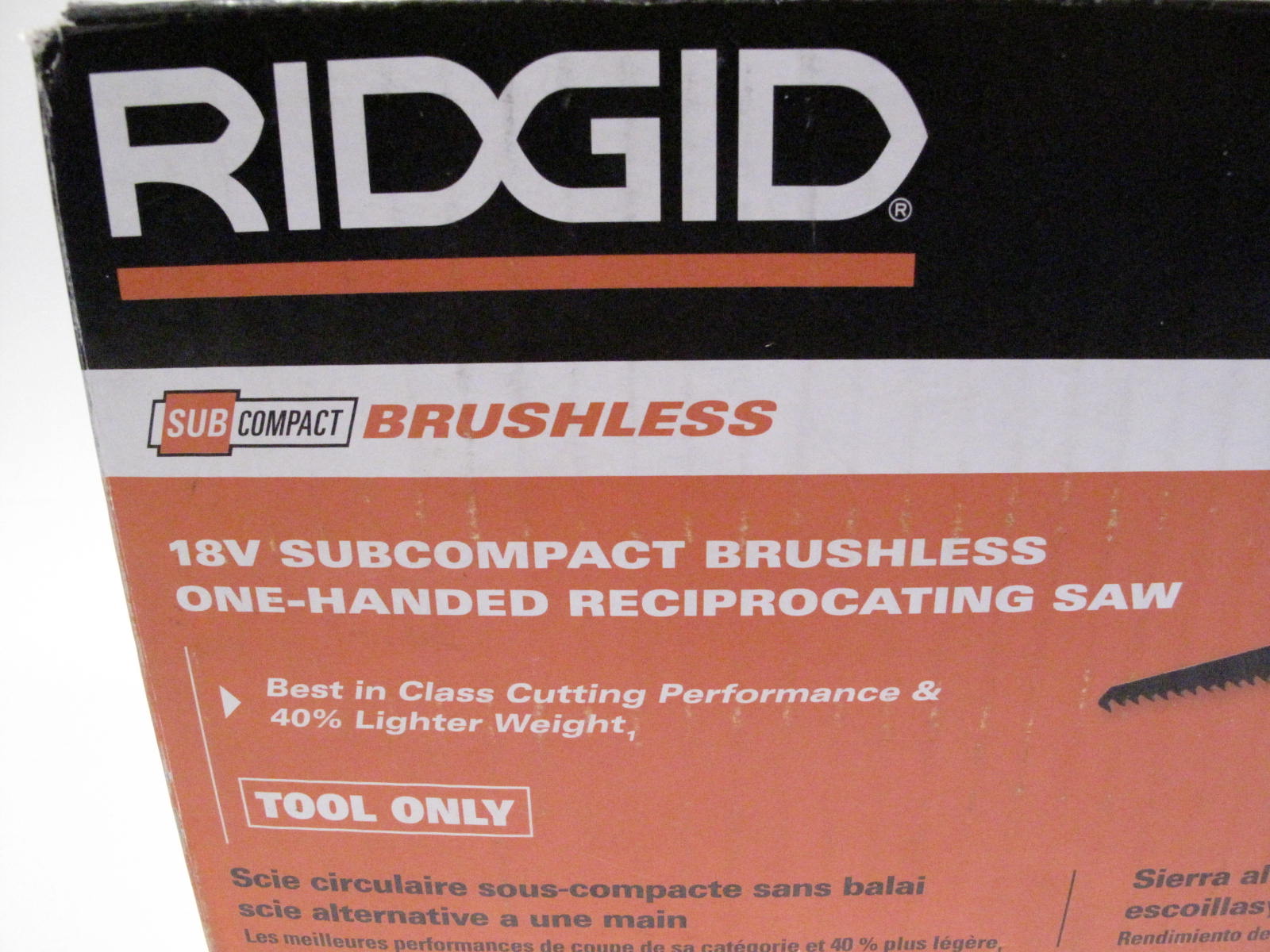 Ridgid R8648B Cordless Reciprocating Saw Tool Only 18V