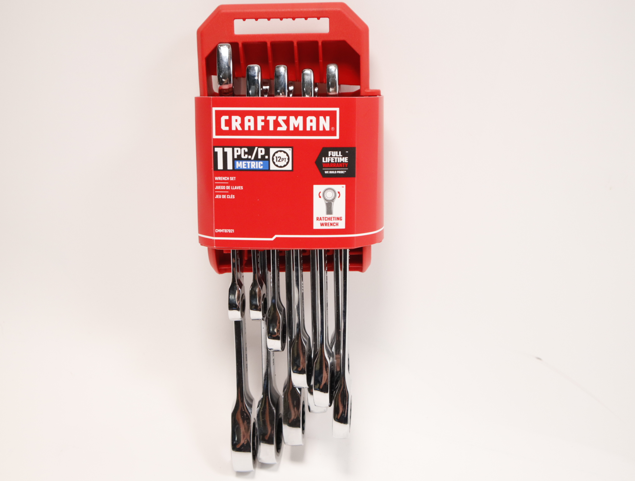 Craftsman CMMT87021 11 Piece Combination Wrench Set 12PT Metric 3893