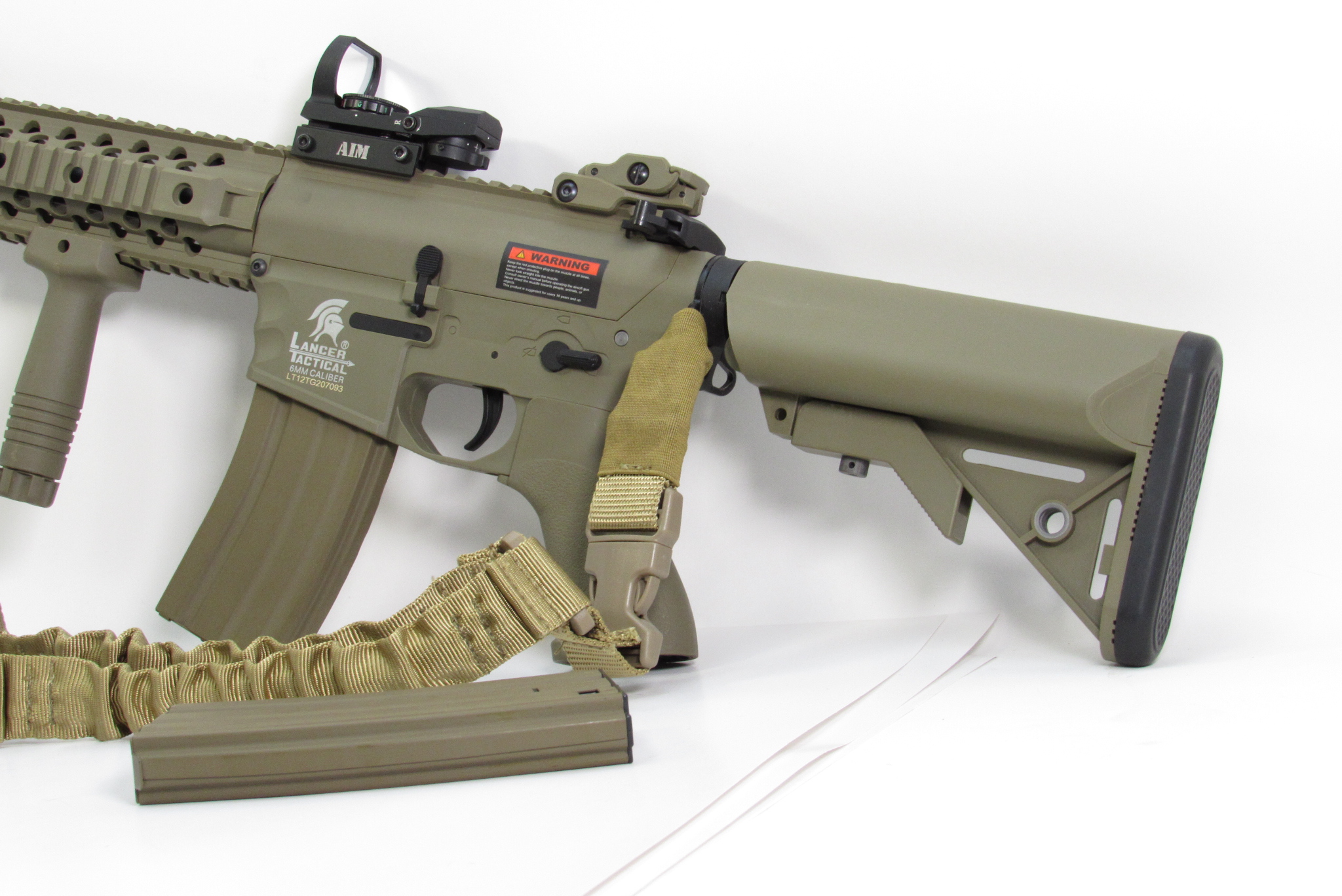 Lancer Tactical 6mm Cal Electric Airsoft Rifle - Local Pick-Up Only