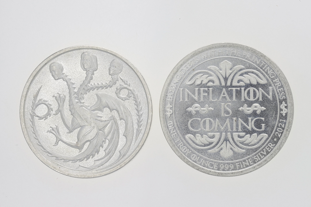 1oz Soldier Bullion & Inflation is Coming Series Sterling Silver Coins ...