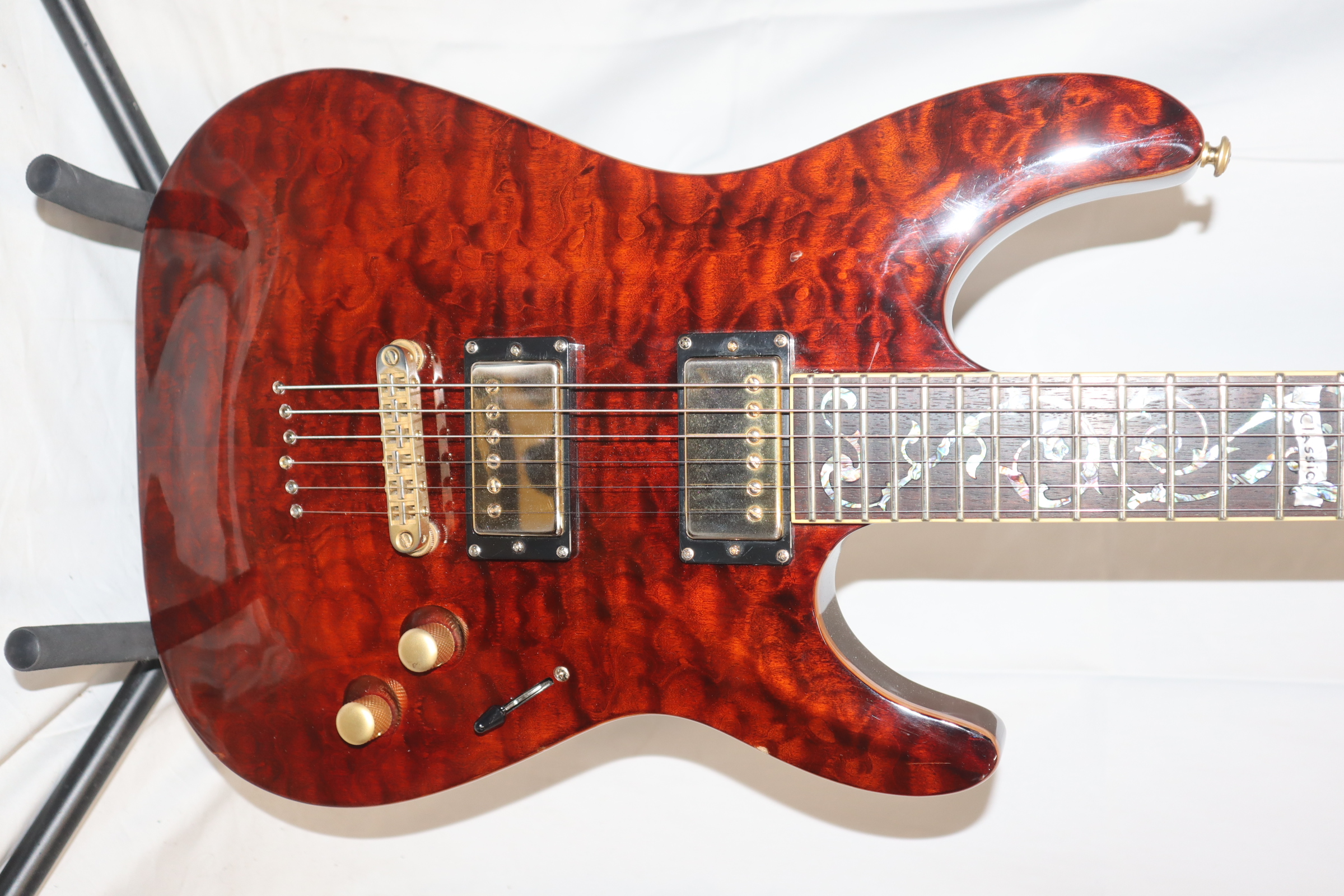 Schecter Diamond Series Classic C1 Antique Amber 6-String Electric ...