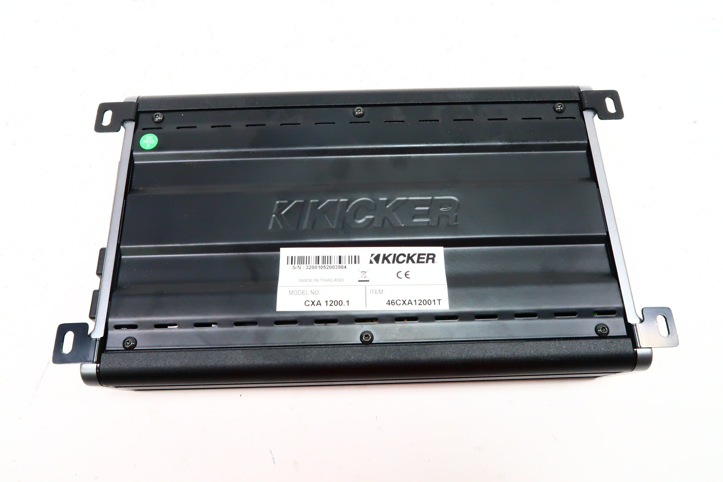 Kicker CXA1200.1 1200W Peak CX Series Class-D Monoblock Amplifier