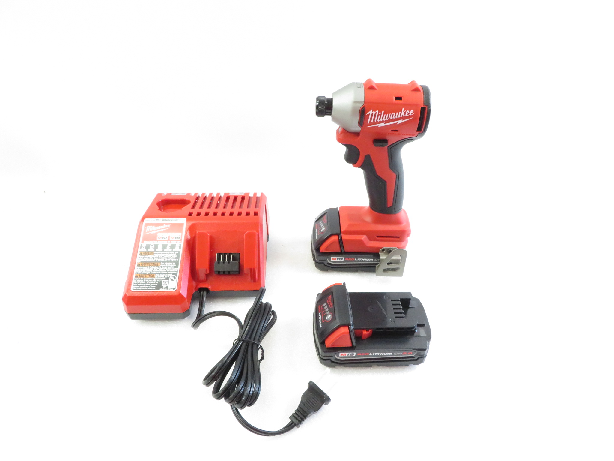 Milwaukee 3650-20 M18 18V Li-Ion Brushless Cordless 1/4" Compact Impact ...