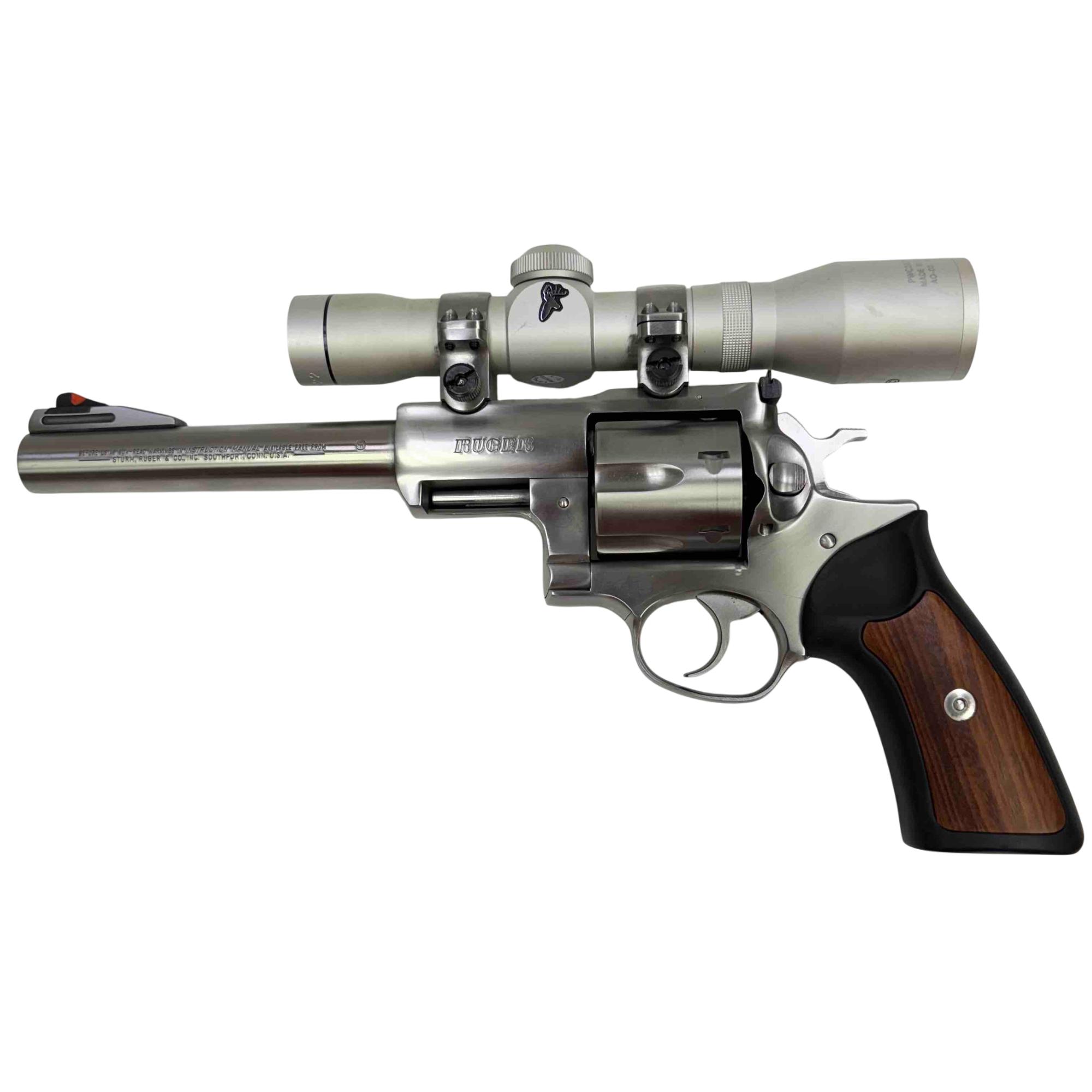 Ruger Super Redhawk .44 Magnum Double Action Revolver with Tasco 2x22 ...