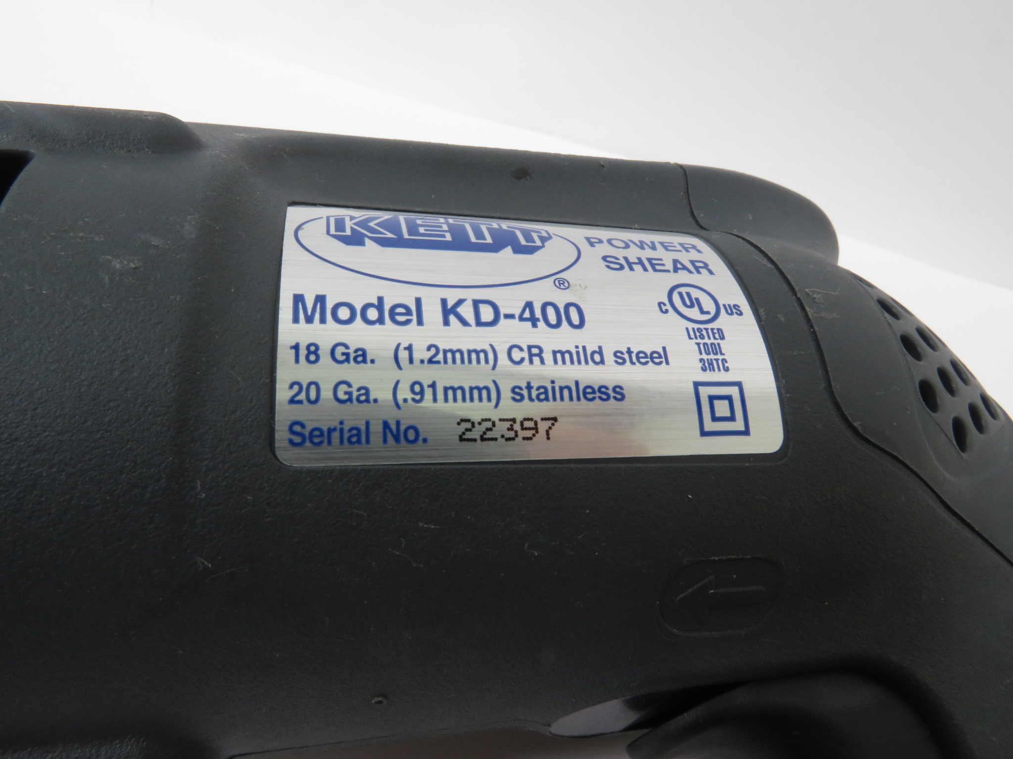 KETT KD-400 18-Gauge Double Cut Power Shear