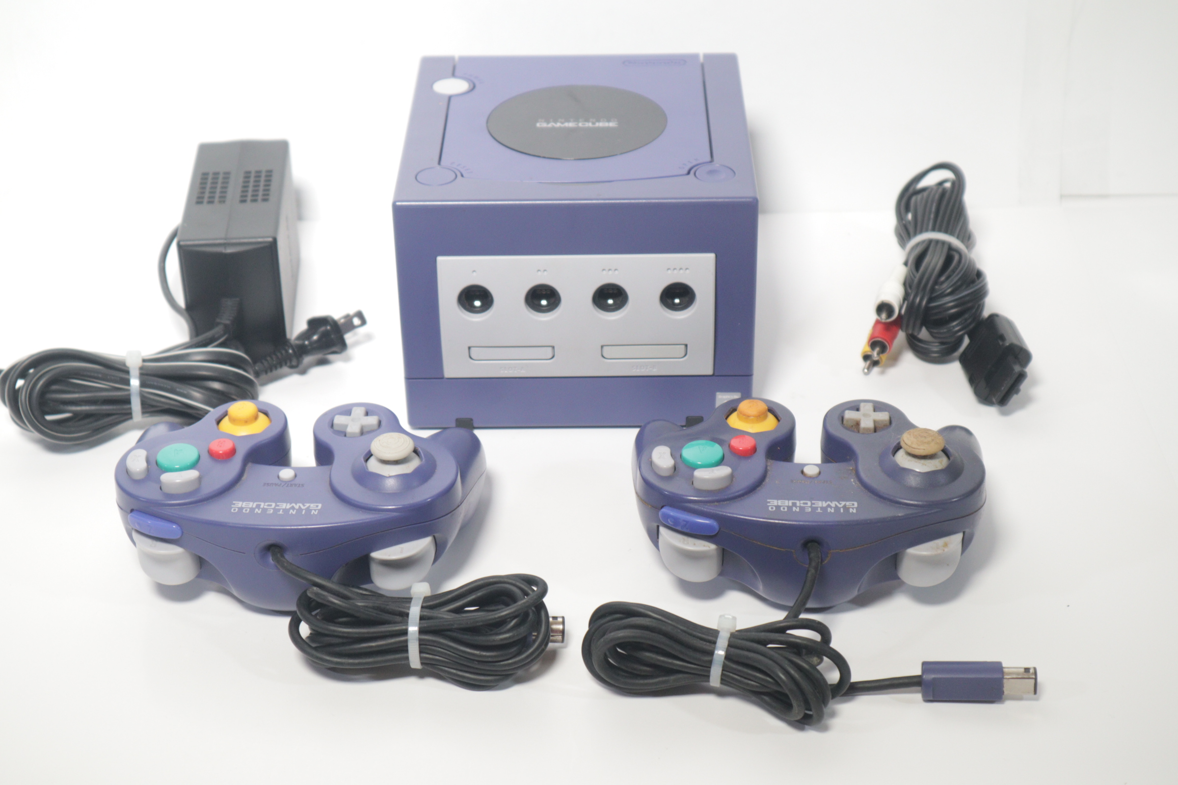 Nintendo Gamecube DOL-001 Purple Home Video Gaming Console 2065