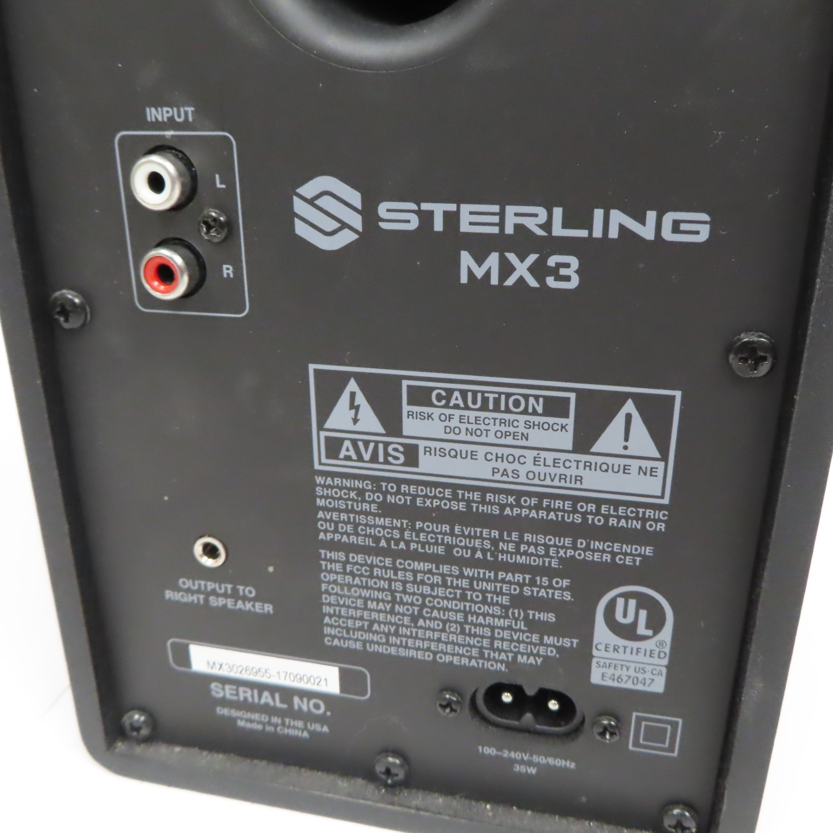 Sterling Audio MX3 3" Powered Studio Monitor Speaker Pair (Local Pick ...