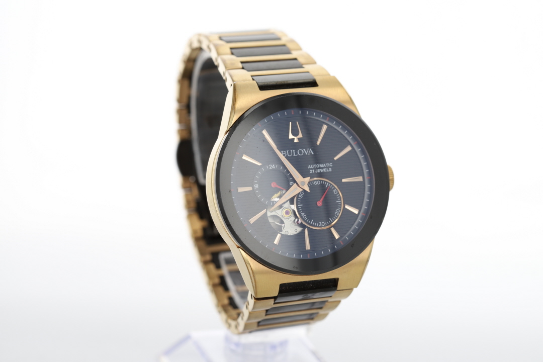 Bulova Millenia Latin Grammys™ 41mm Black Dial Stainless Steel Men's ...