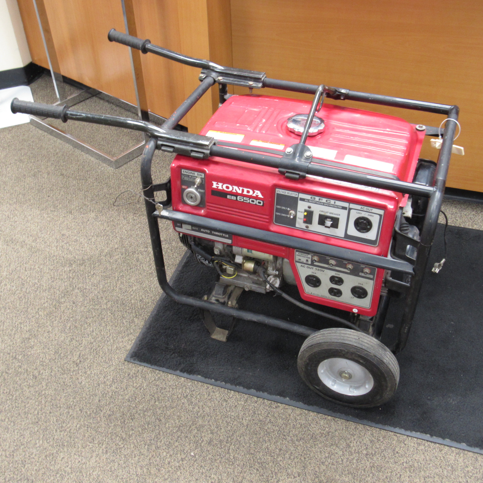 Honda EB6500SX 6500-Watt Gas-Powered Industrial Generator - Local Pick ...