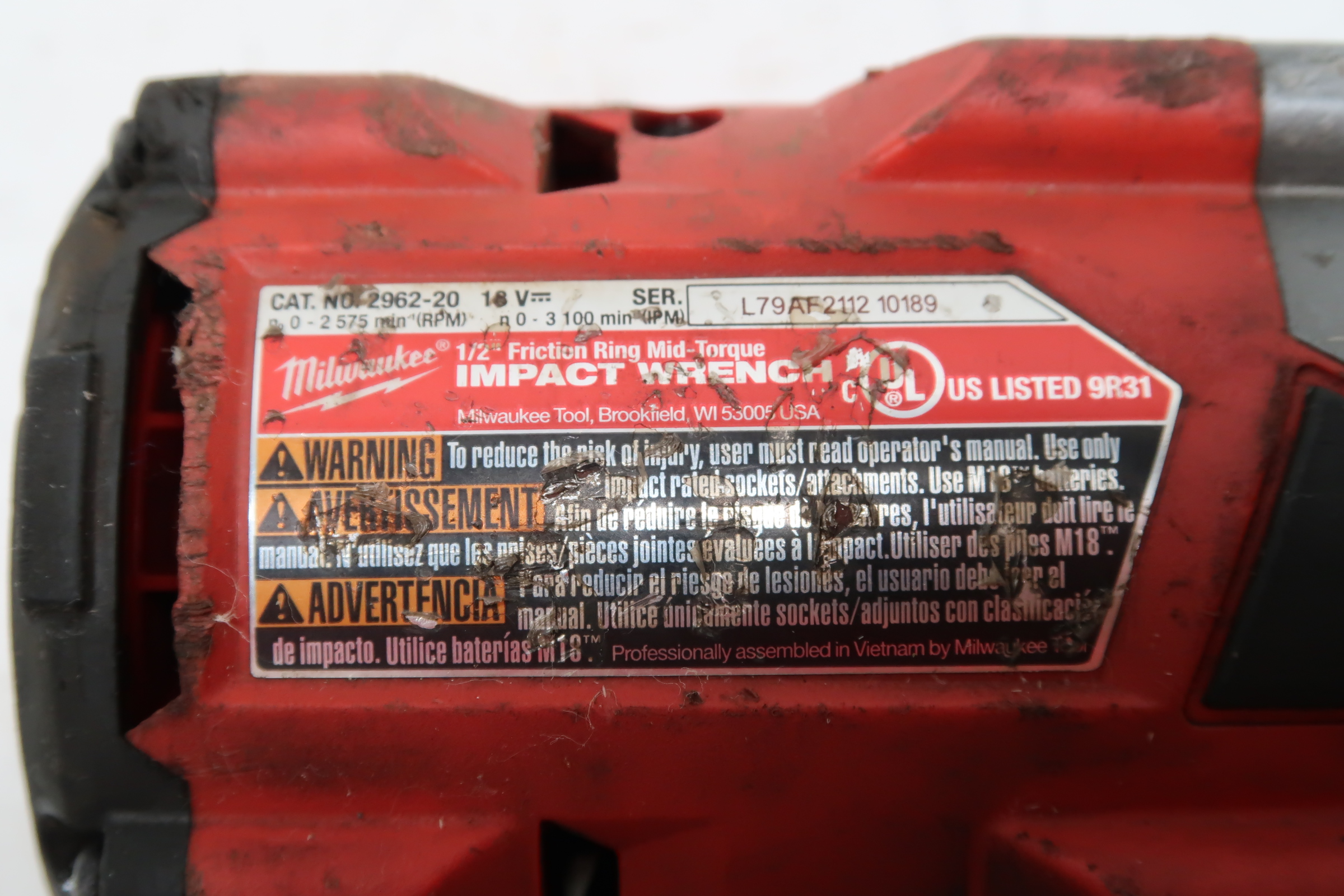 Milwaukee 2962-20 M18 FUEL Gen2 18V Li-Ion Brushless Cordless 1/2 ...