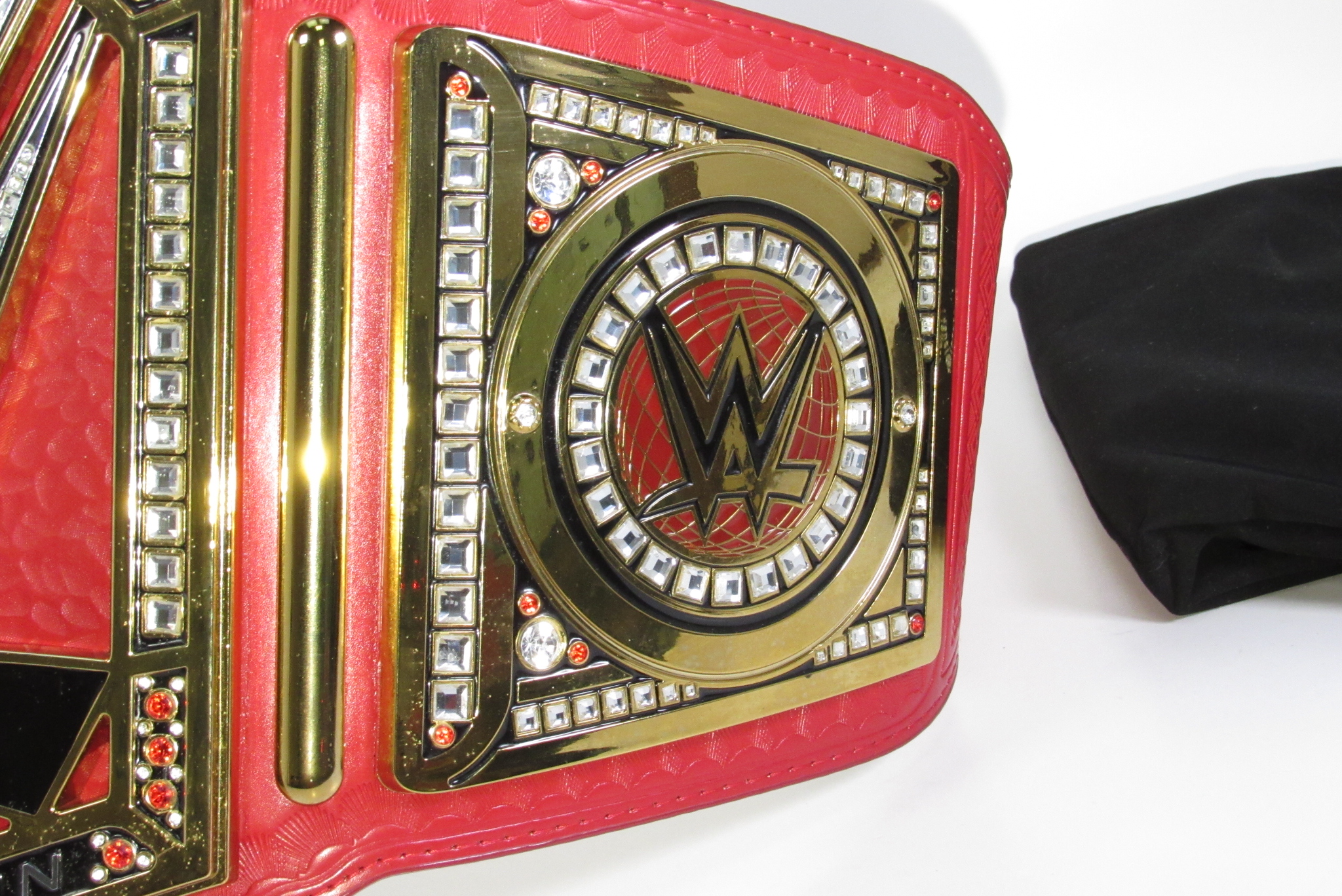 WWE Official Authentic Commemorative Championship Title Belt - Red
