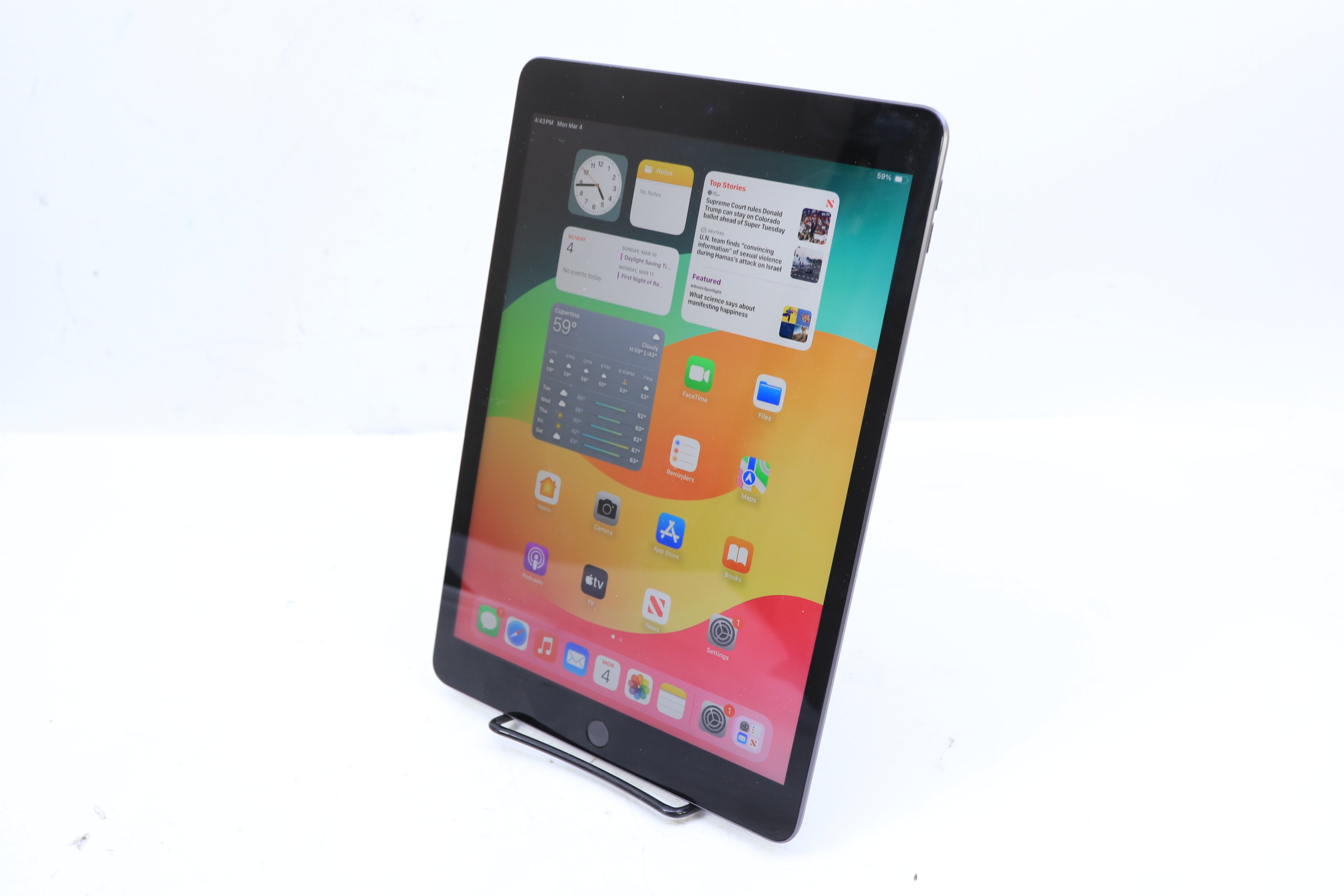 Apple iPad MK2K3LL/A A2602 10.2" 9th Gen (Wi-Fi Only) 64GB Storage Tablet