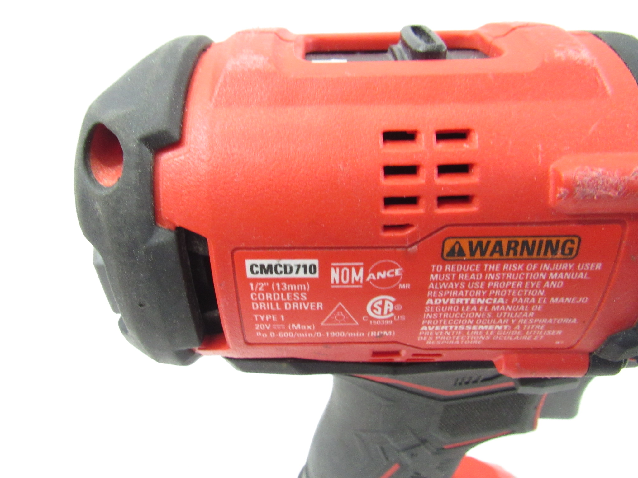 Craftsman CMCD710 V20 20-Volt Max 1/2" Brushless Cordless Drill