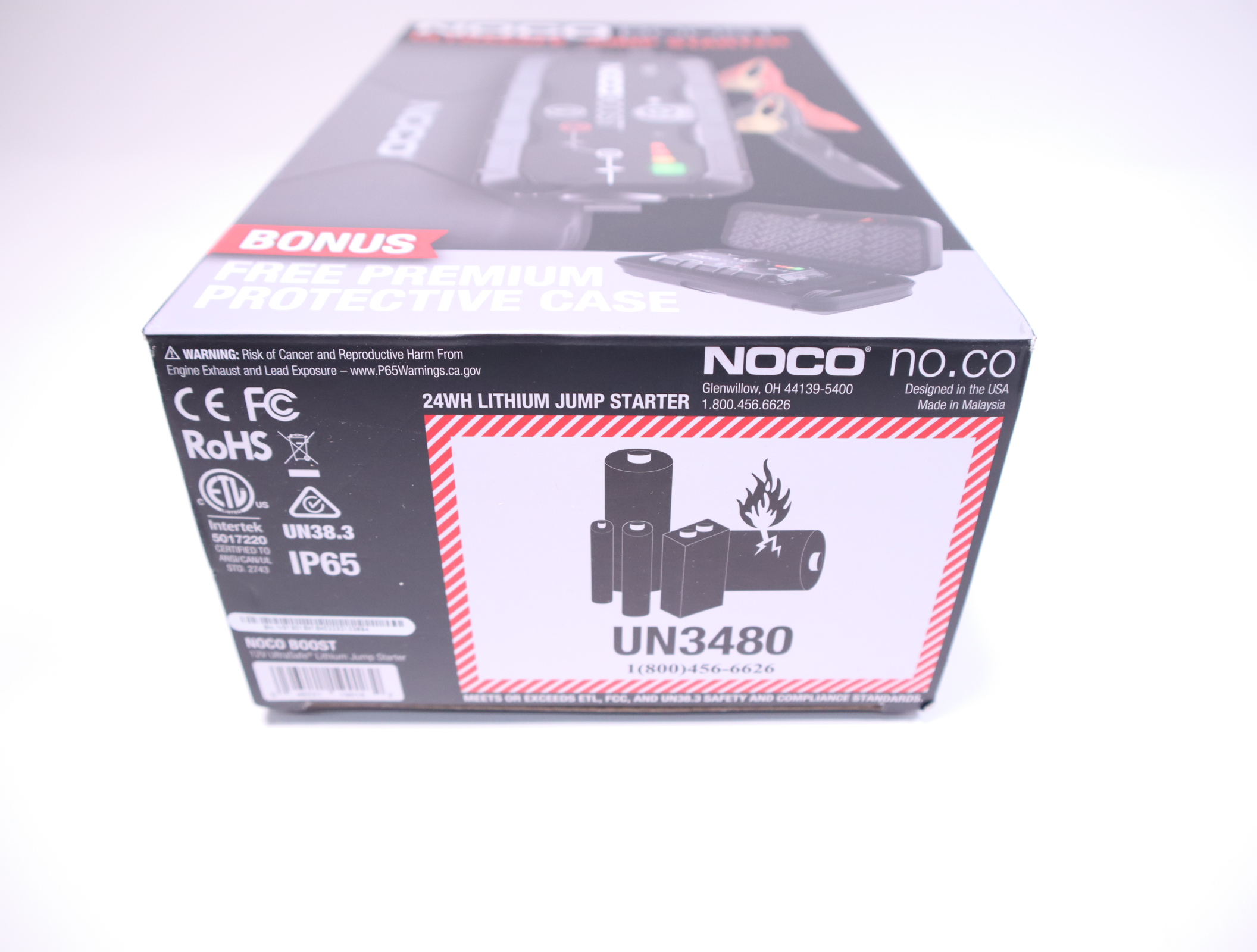 NOCO Boost GB10 Lithium Ultrasafe Jump Starter 12V Carrying Case 3474