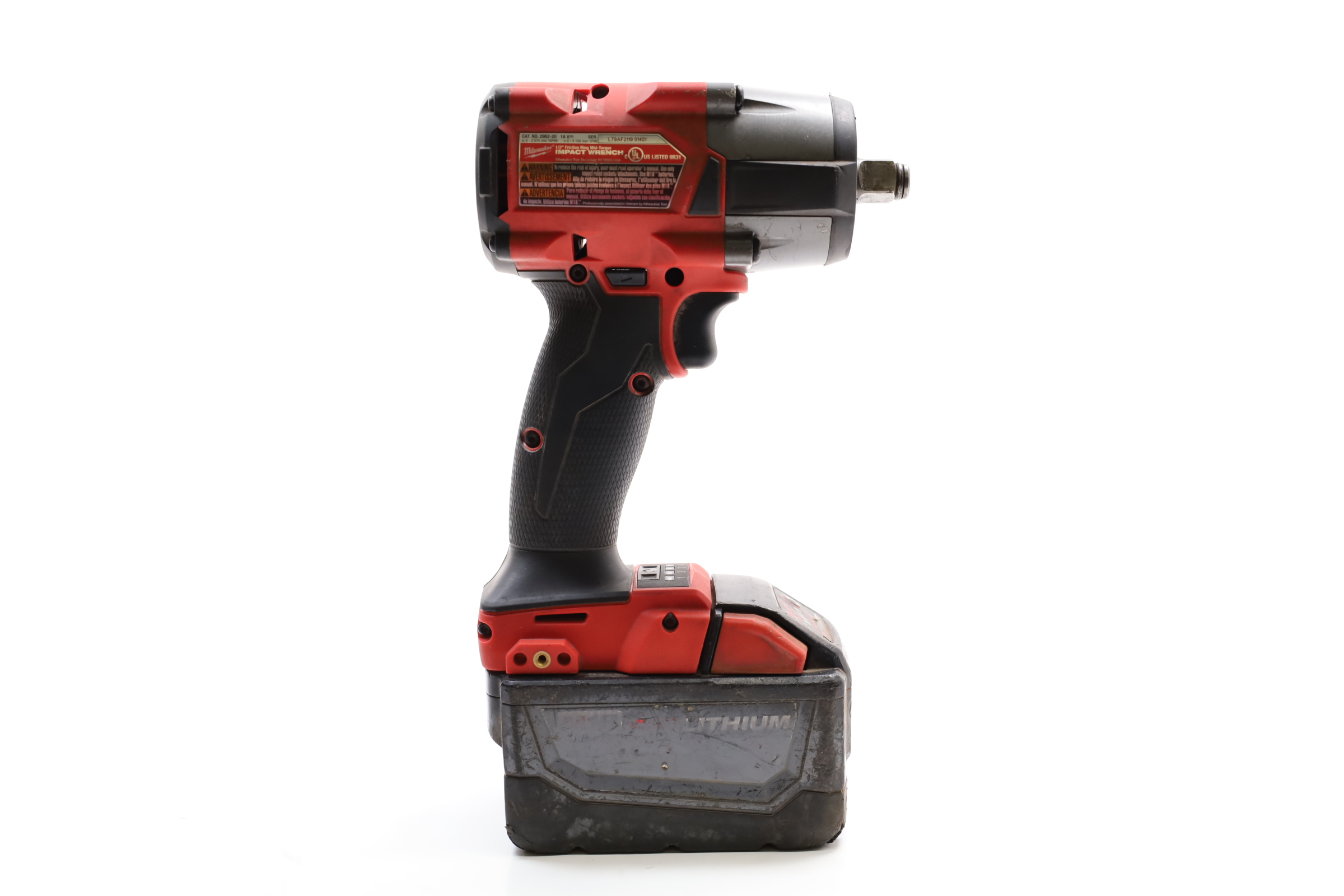 Milwaukee 2962-20 M18 FUEL Gen-2 18V Mid Torque 1/2" Cordless Impact Wrench