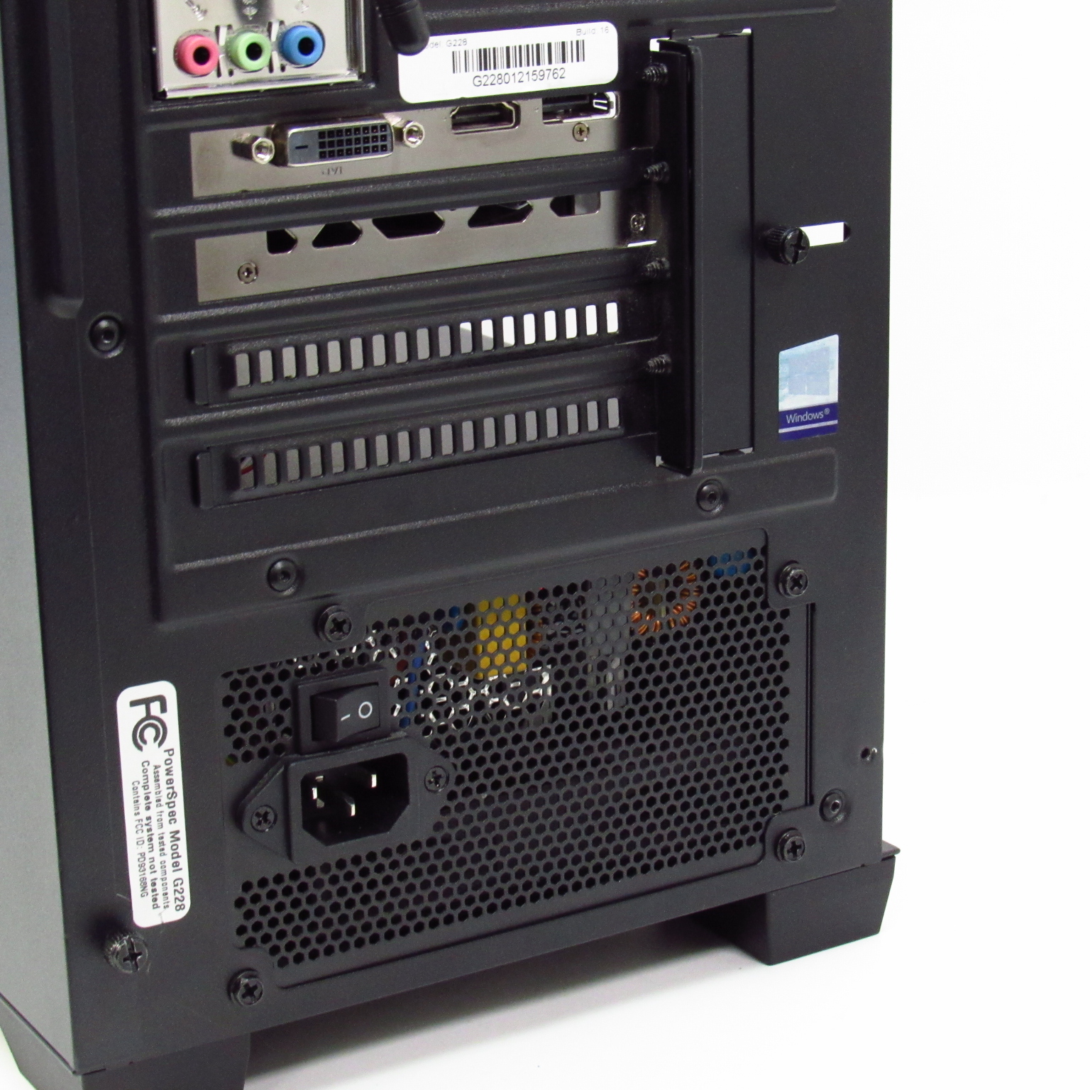 PowerSpec G228 Core i5-10400 2.9GHz GTX 1660 16GB RAM 500GB SSD PC -Pick-Up Only