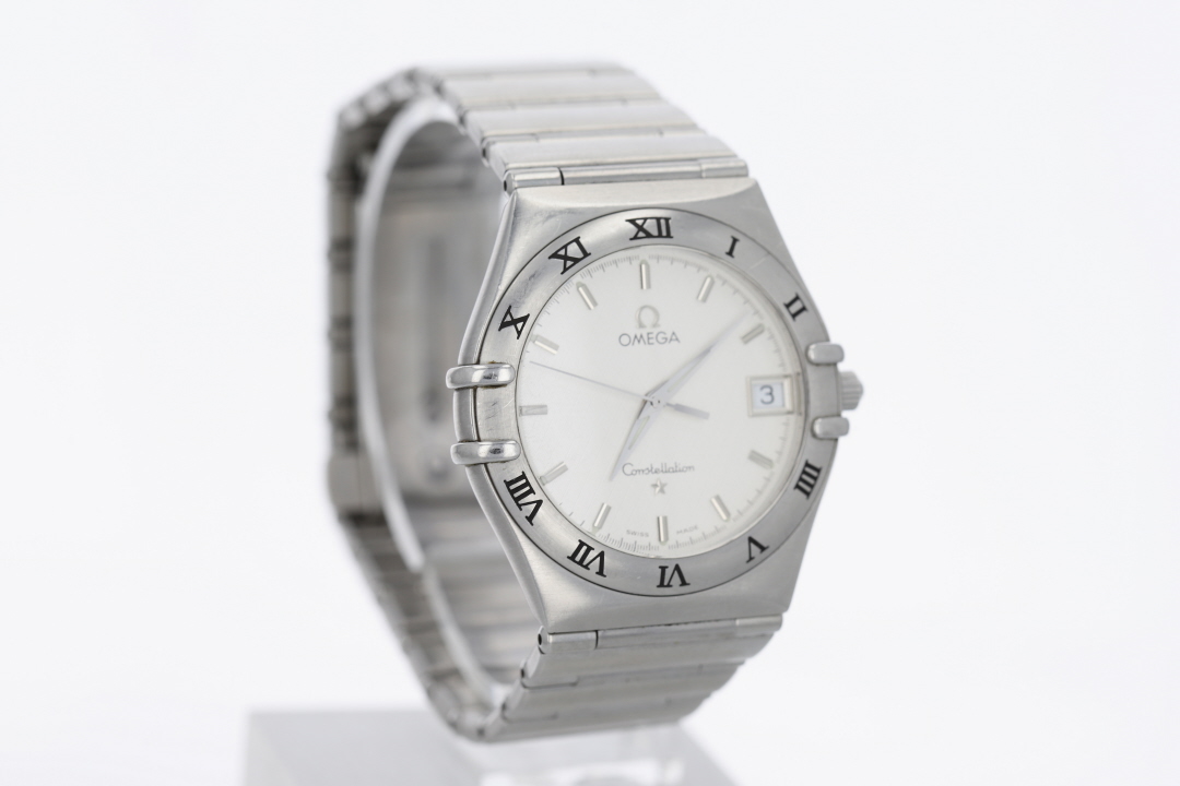 Omega Constellation Silver Dial 34mm Quartz Stainless Steel Men's ...