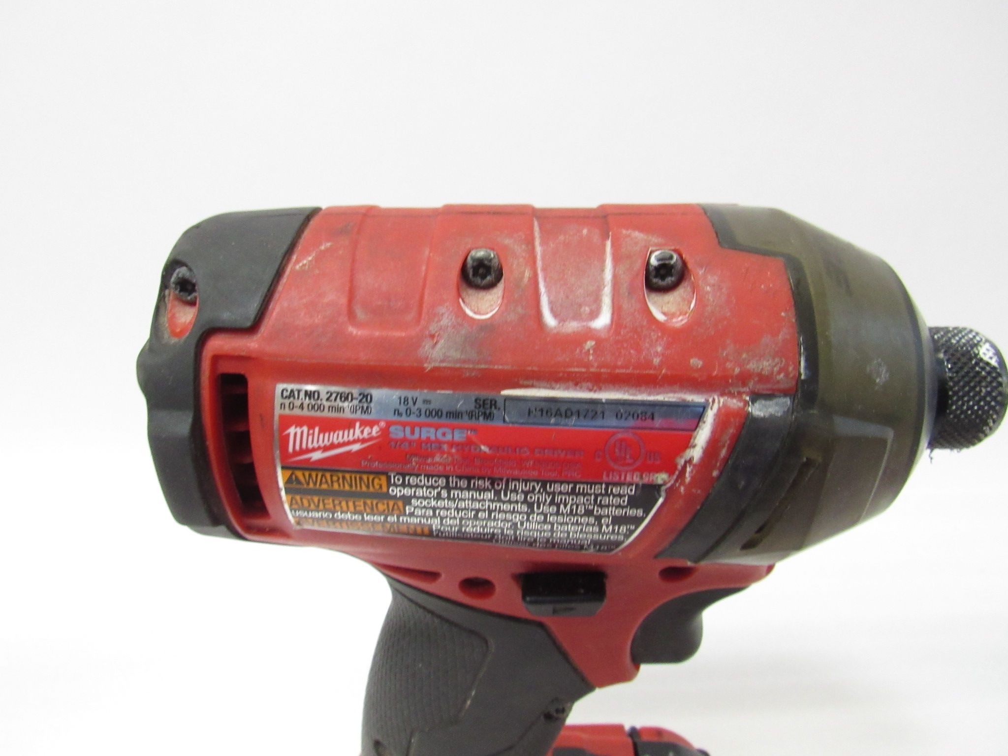 Milwaukee 2760-20 M18 FUEL SURGE 18V Li-Ion Brushless 1/4 in. Hex ...