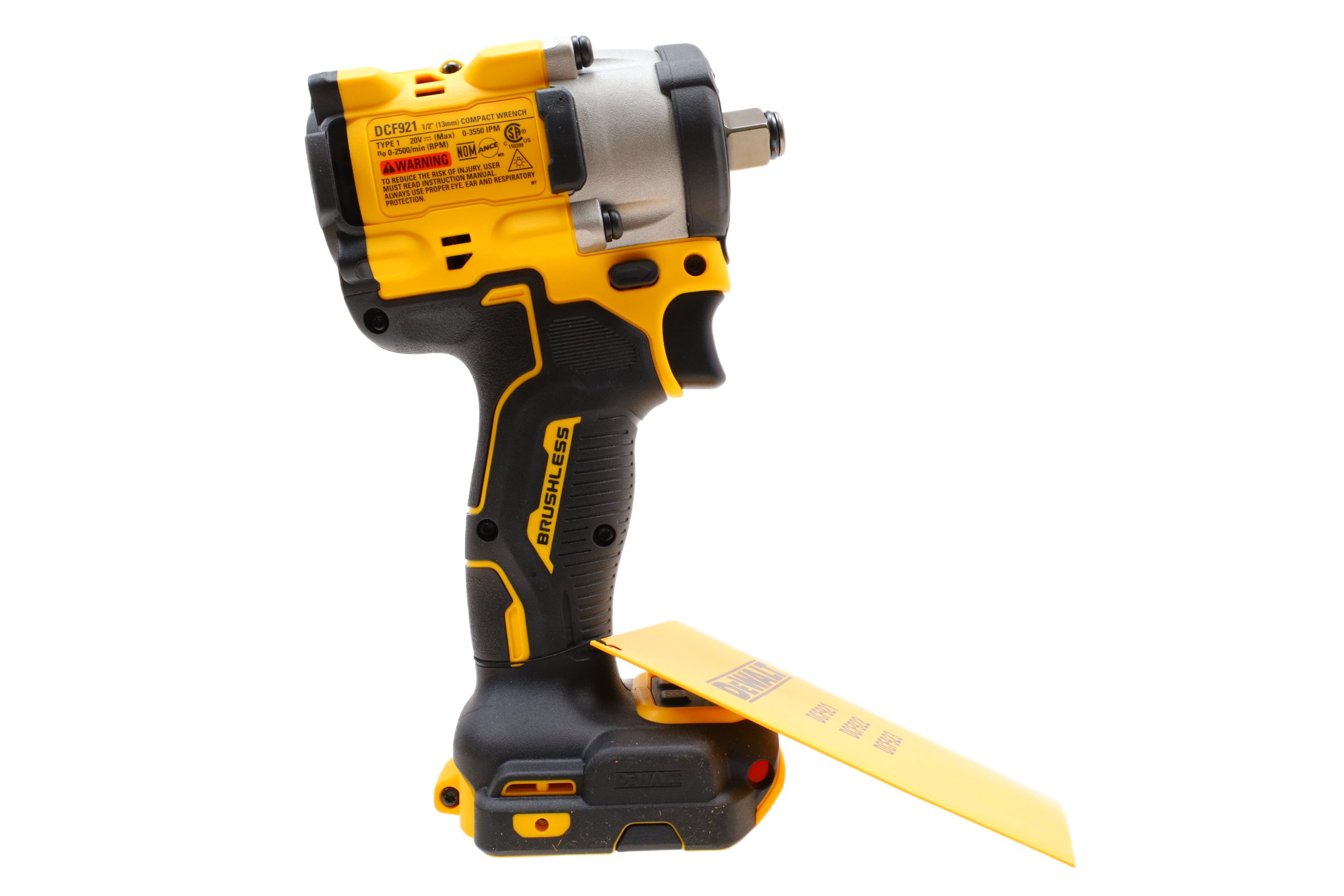 DeWalt DCF921 ATOMIC 20V MAX Brushless 1/2" Cordless Impact Wrench