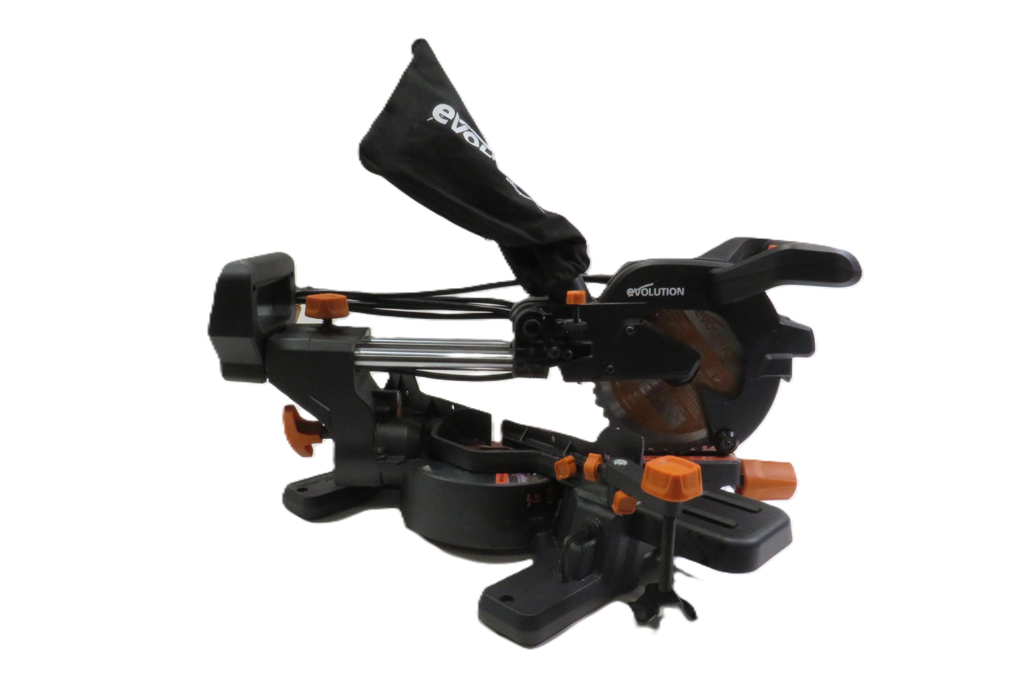 Evolution R185 SMS+ Multi-Material Cutting 7-1/4" TCT Sliding Miter Saw