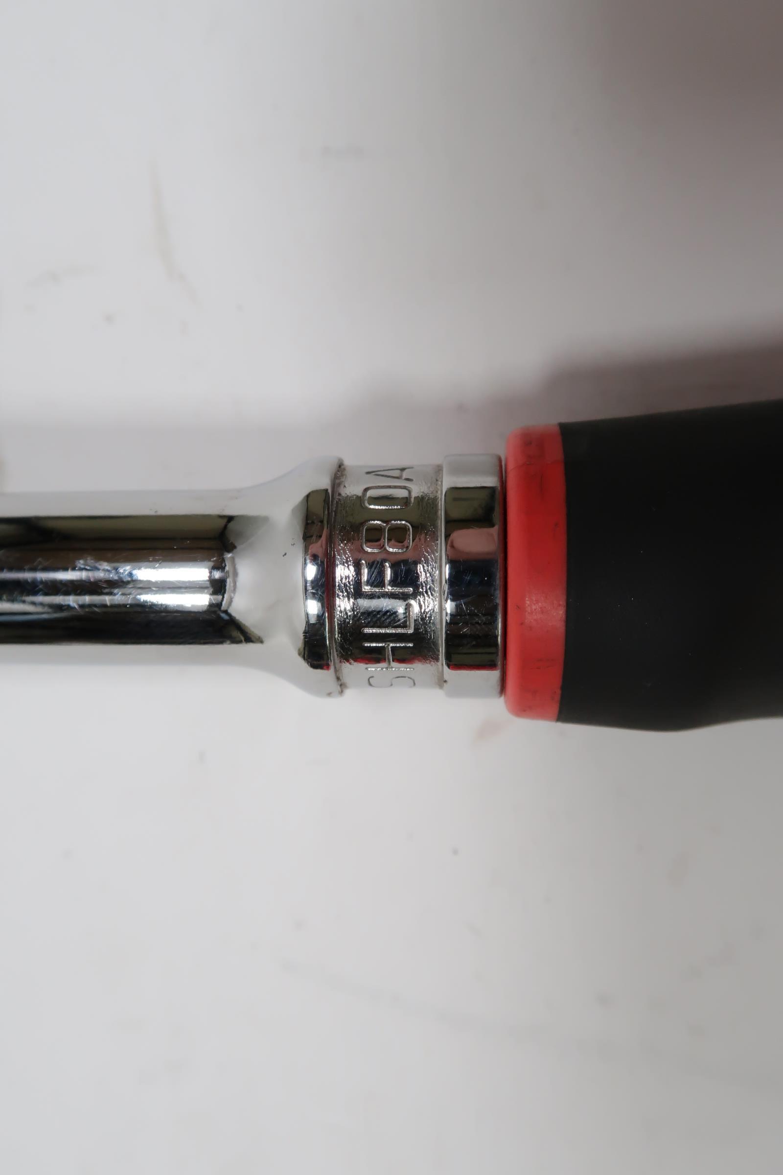 Snap-on SHLF80A 1/2" Drive Dual 80 Soft Grip Long Handle Flex-Head Ratchet