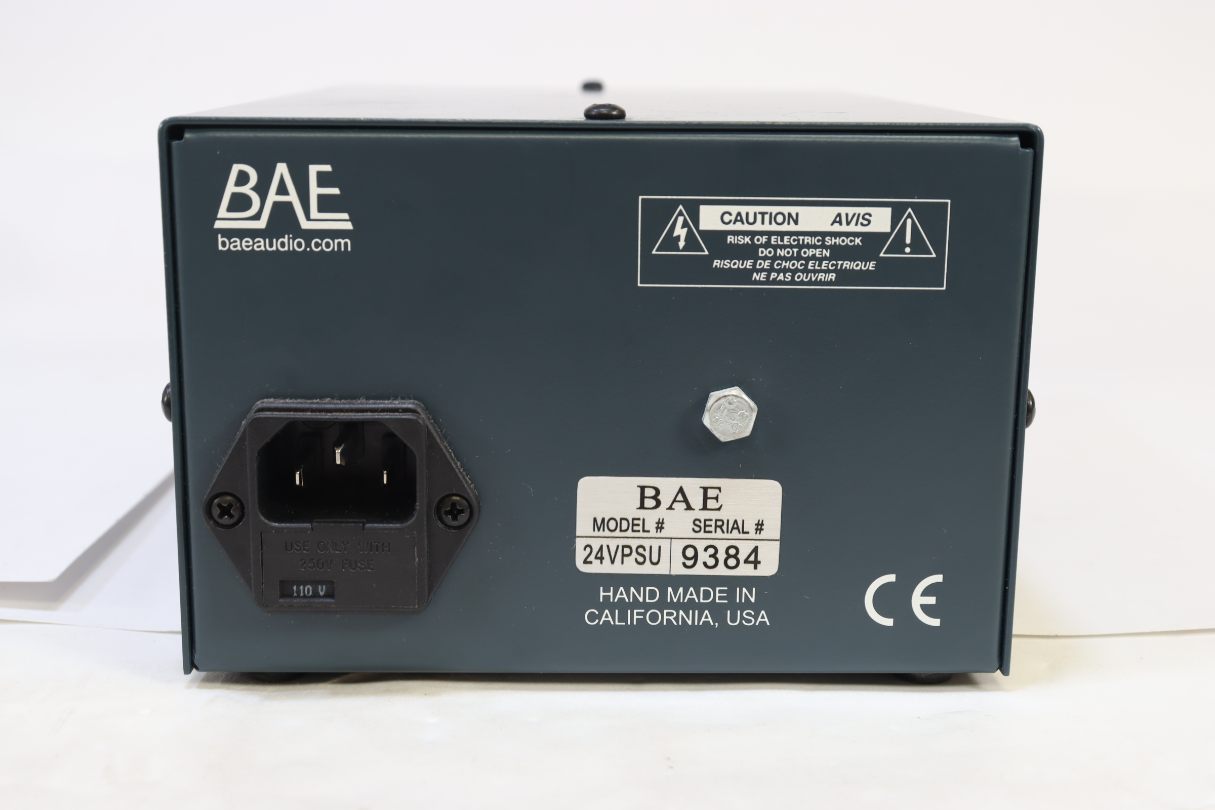 BAE 1073MPF Rackmount Microphone Preamp/Power Supply