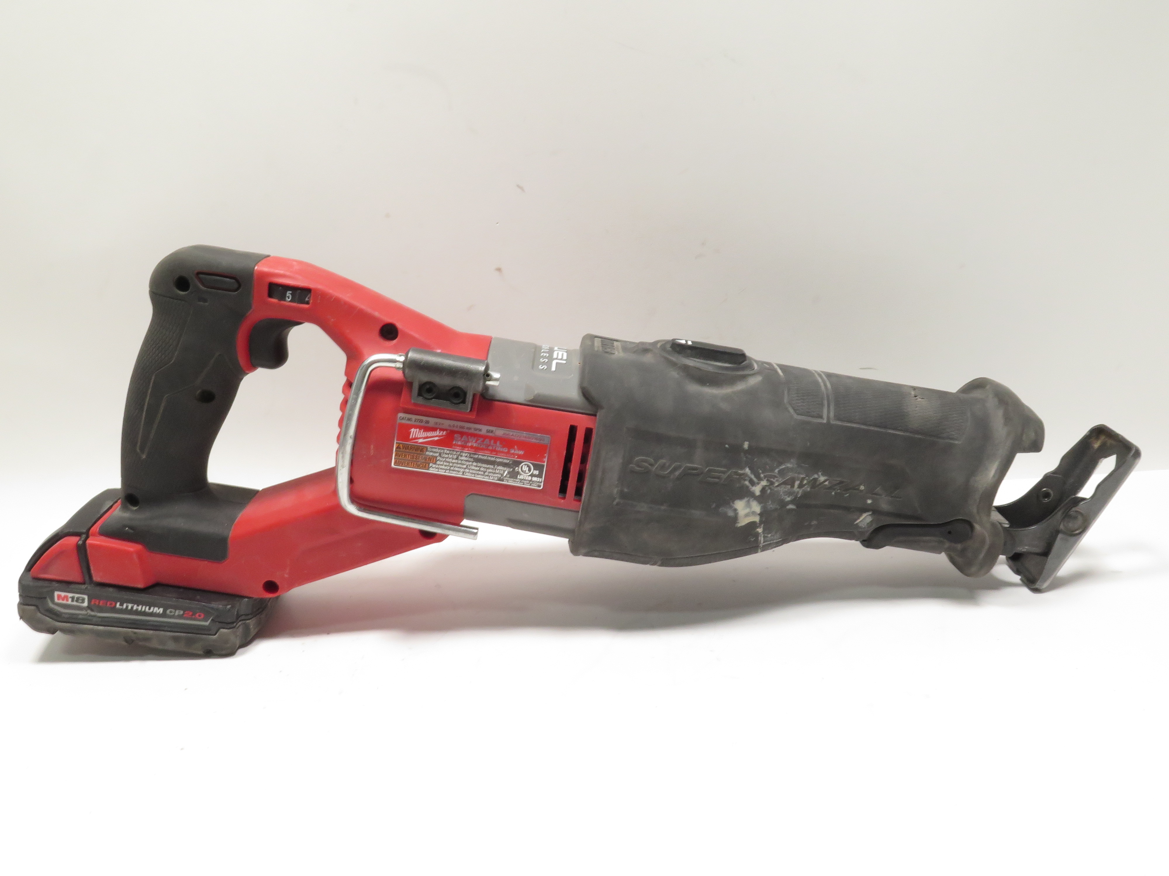 Milwaukee 2722-20 18V Brushless Super SAWZALL Orbital Reciprocating Saw ...