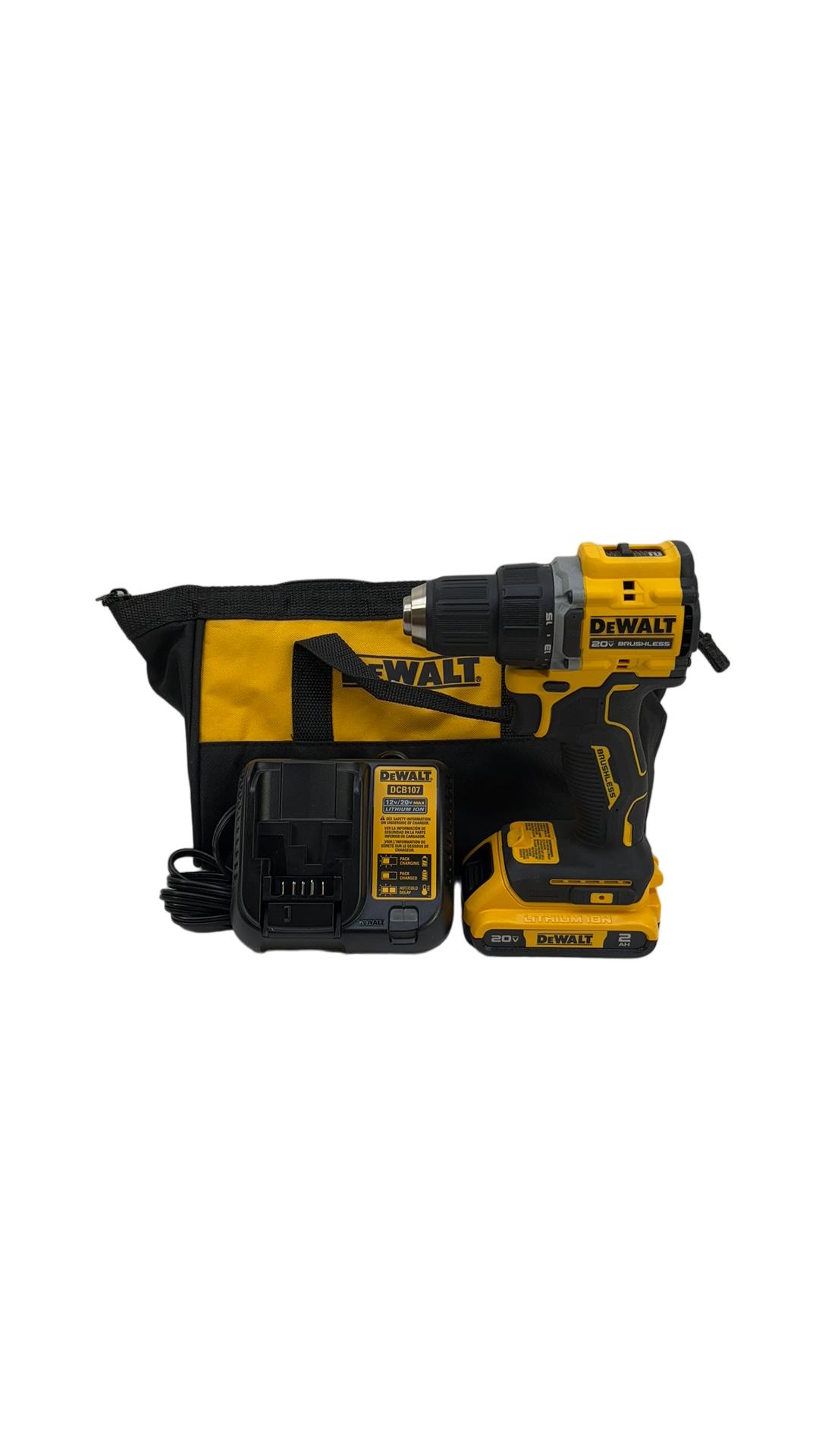 DeWalt DCD794 ATOMIC 20V MAX Lithium-Ion Brushless Cordless 1/2" Drill ...