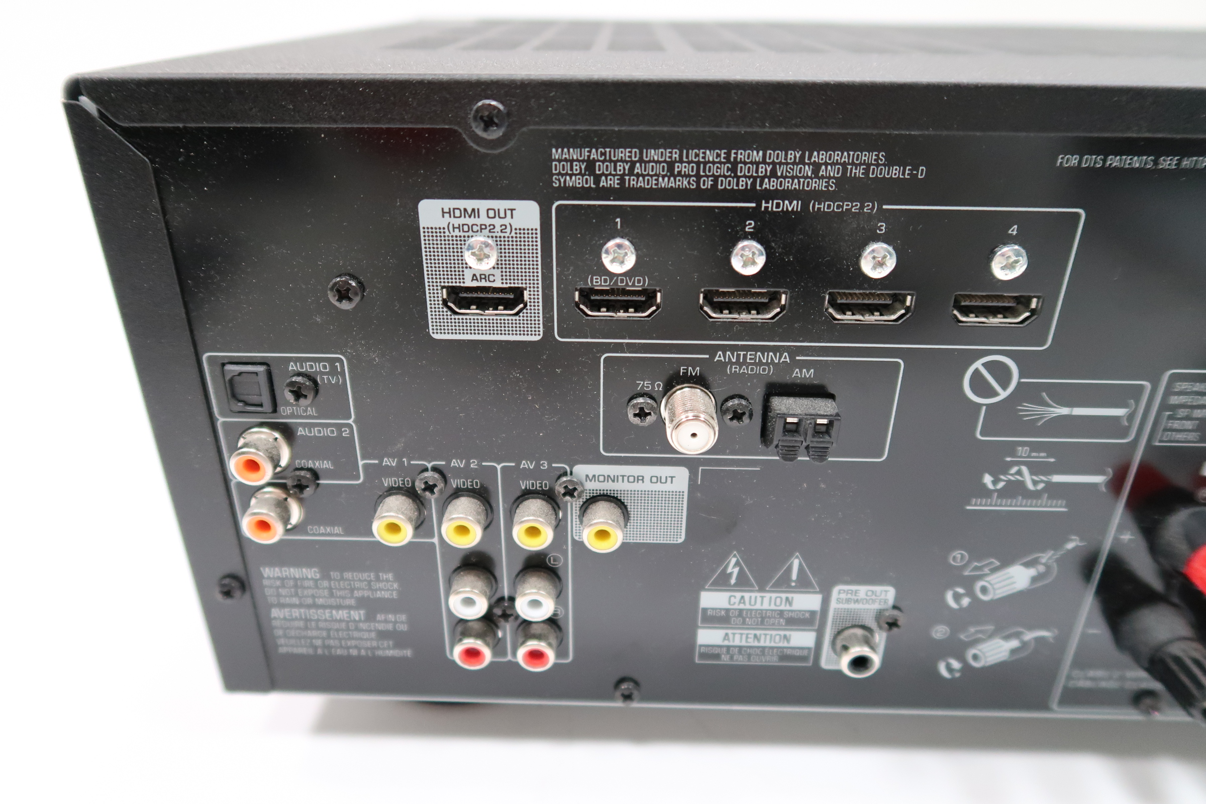 Yamaha RX-V385 5.1-Channel 4K Ultra HD Bluetooth AV Receiver 9037