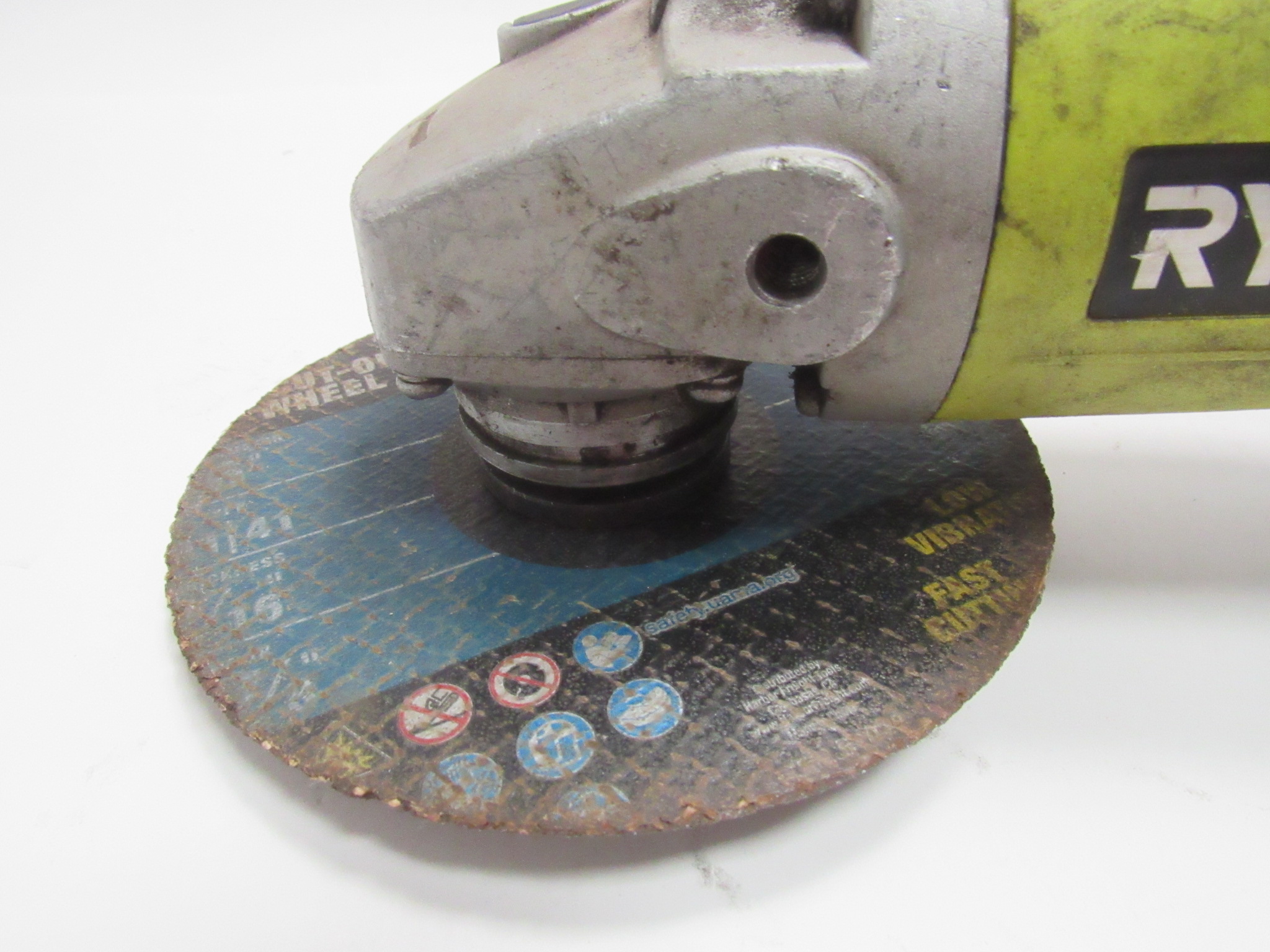 Ryobi P4221 18V 4 1/2" Cordless Angle Grinder 4Ah Battery
