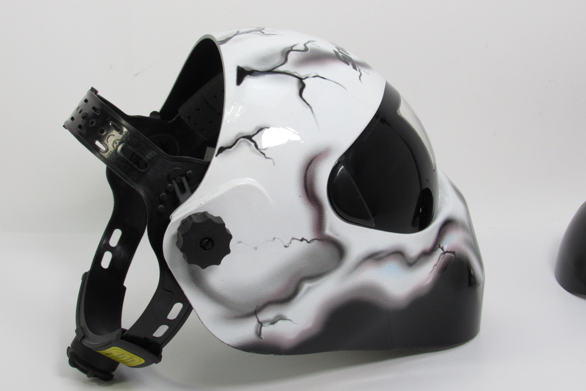 Snap-on Tools White Skull Welding Helmet - See Description Local Pick ...