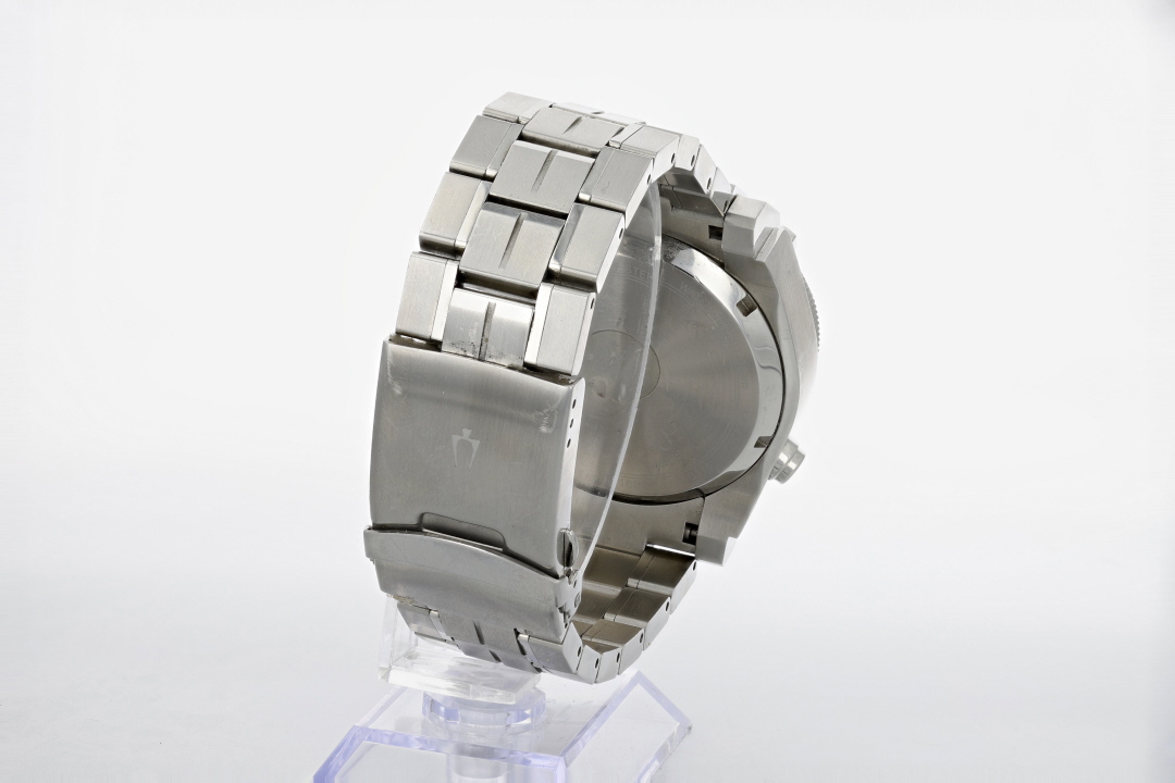 Bulova Icon Precisionist 46mm Black Dial Chronograph Stainless Steel ...