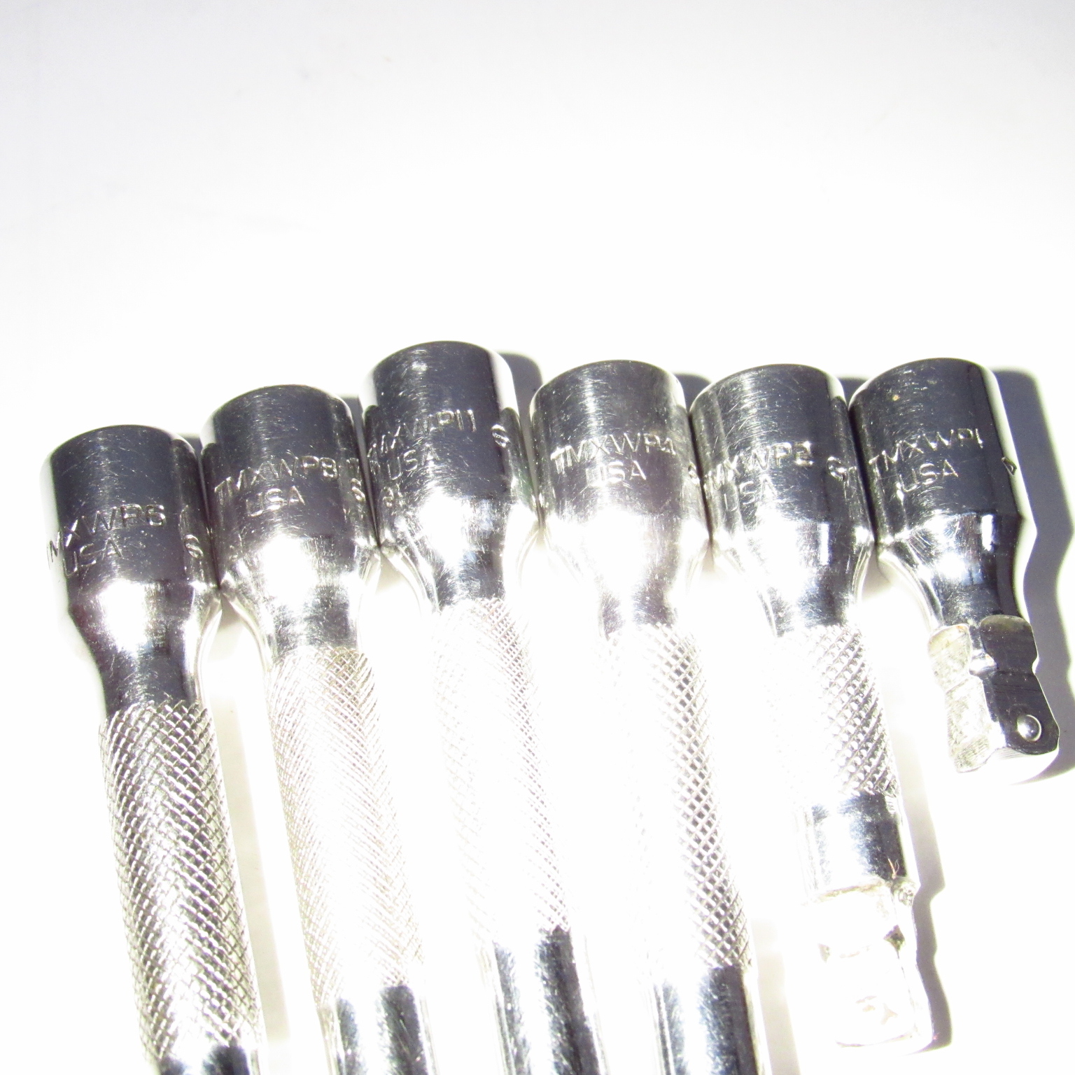 Snap-on Tools 106ATMXWP 6-Piece 1/4" Drive Chrome Wobble Plus Extension Set