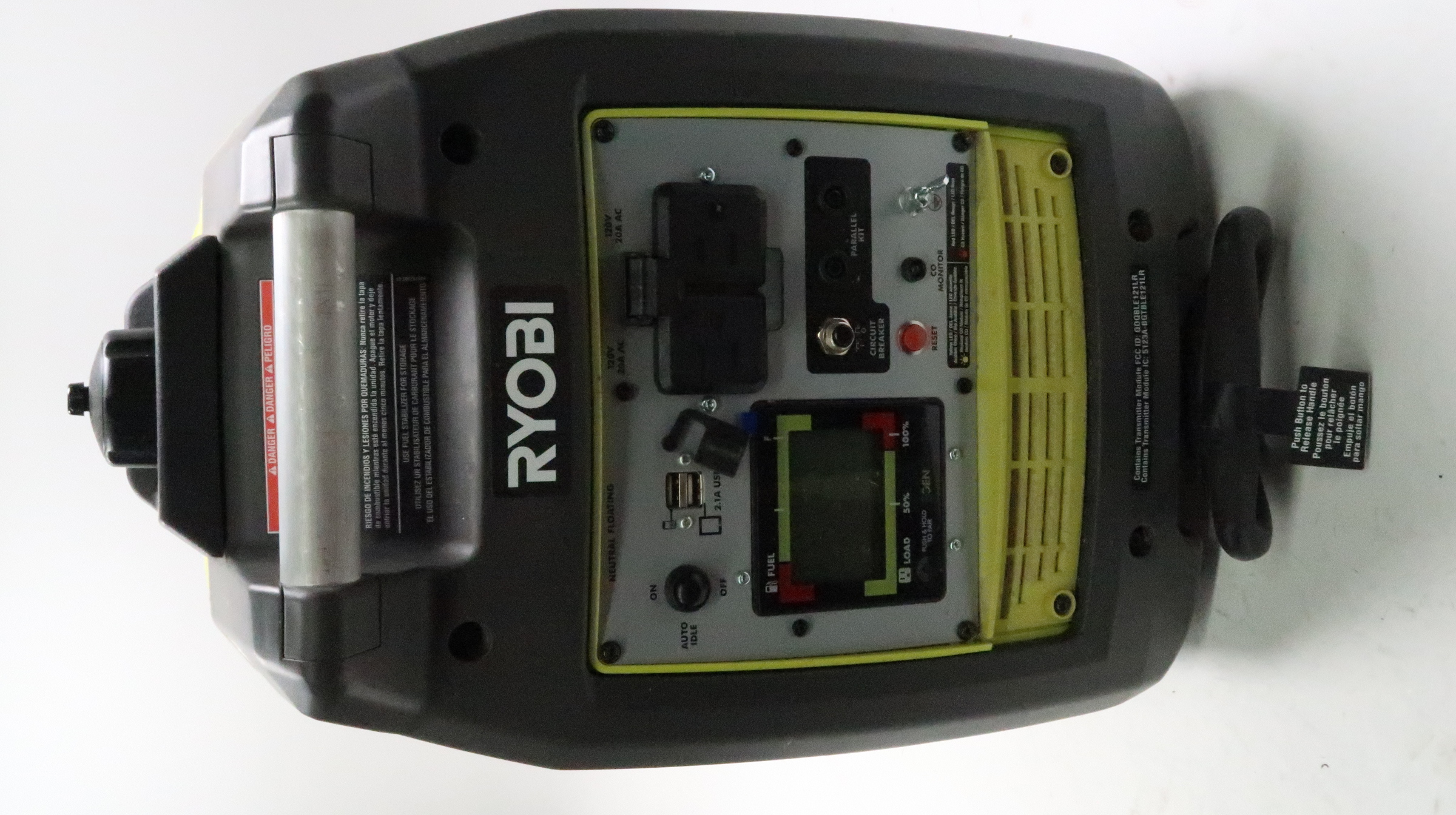 RYOBI RYi2322VNM 2300 Watt Bluetooth Inverter Generator