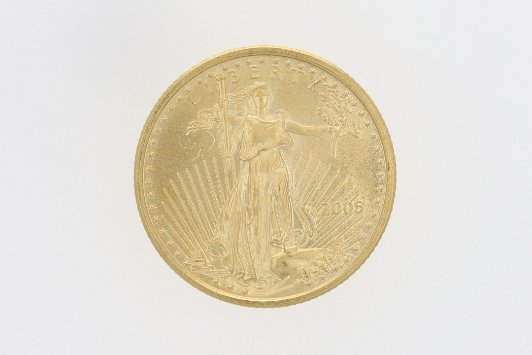 2005 American Eagle Liberty Ten Dollars 1/4 Oz. Fine Gold Coin