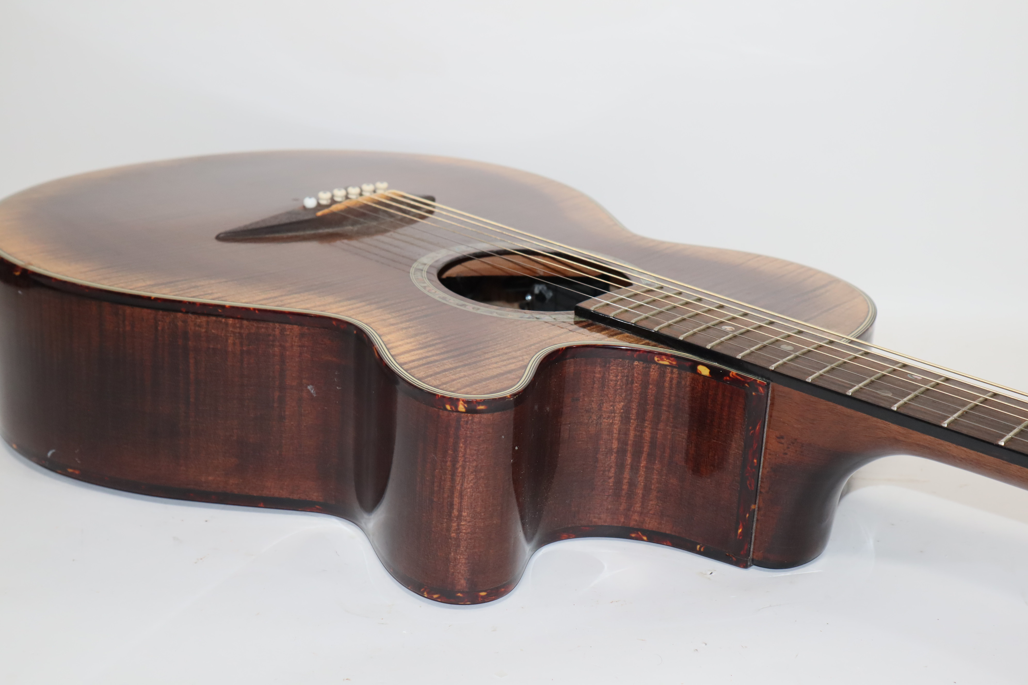 Dean PED FTGE DB Performer Denim Tiger Eye Deep Body Acoustic Electric ...