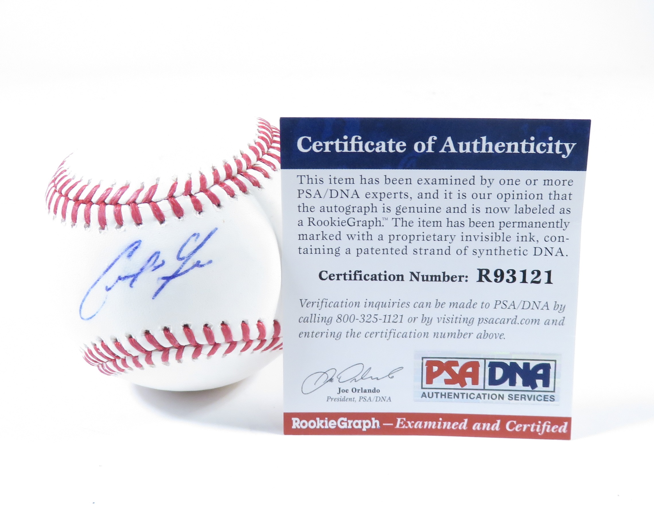 Christian Yelich Milwaukee Brewers Signed Baseball w/ PSA COA