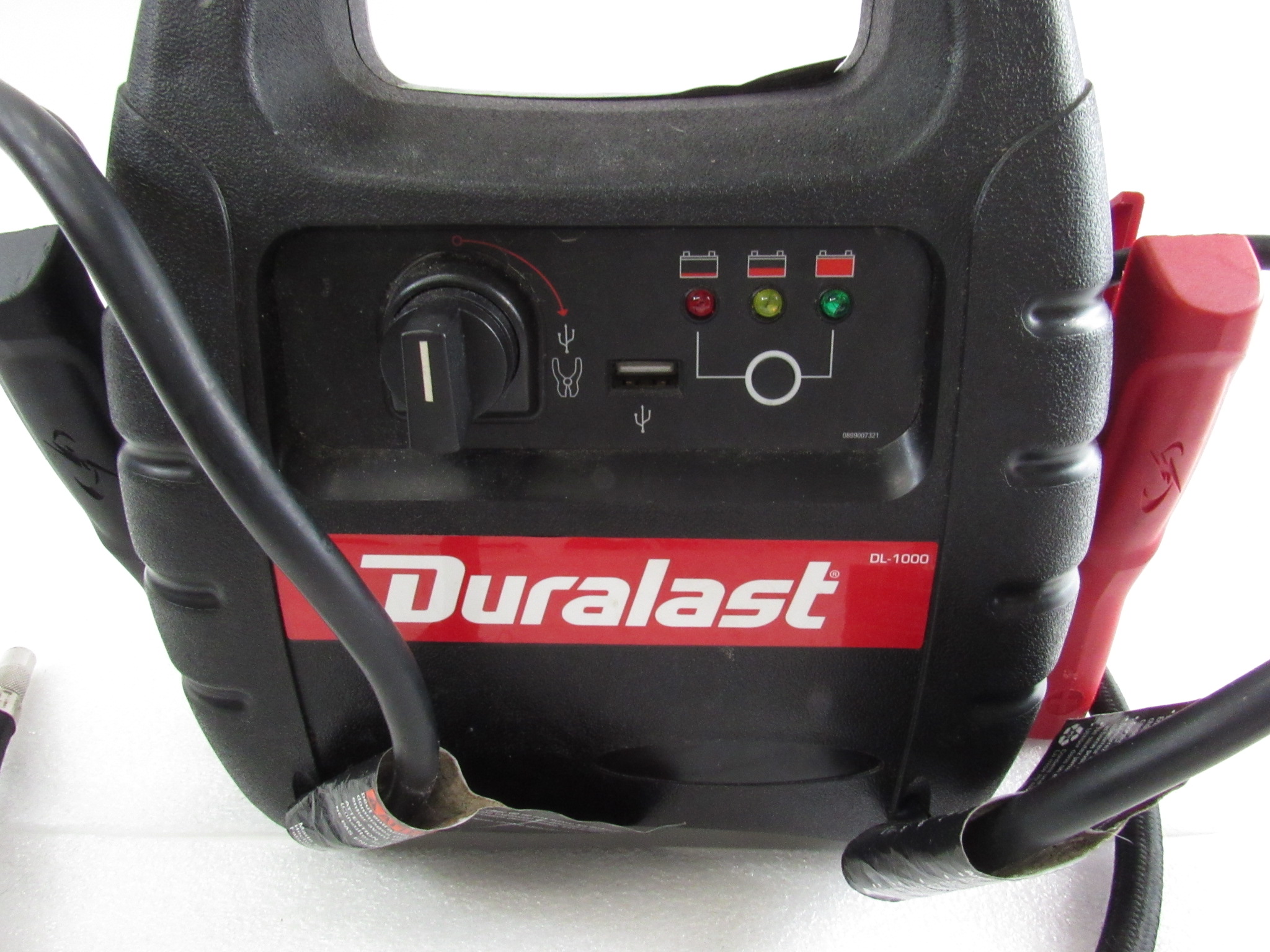 Duralast DL-1000 1000 Amp Portable Battery Jump Starter Compressor