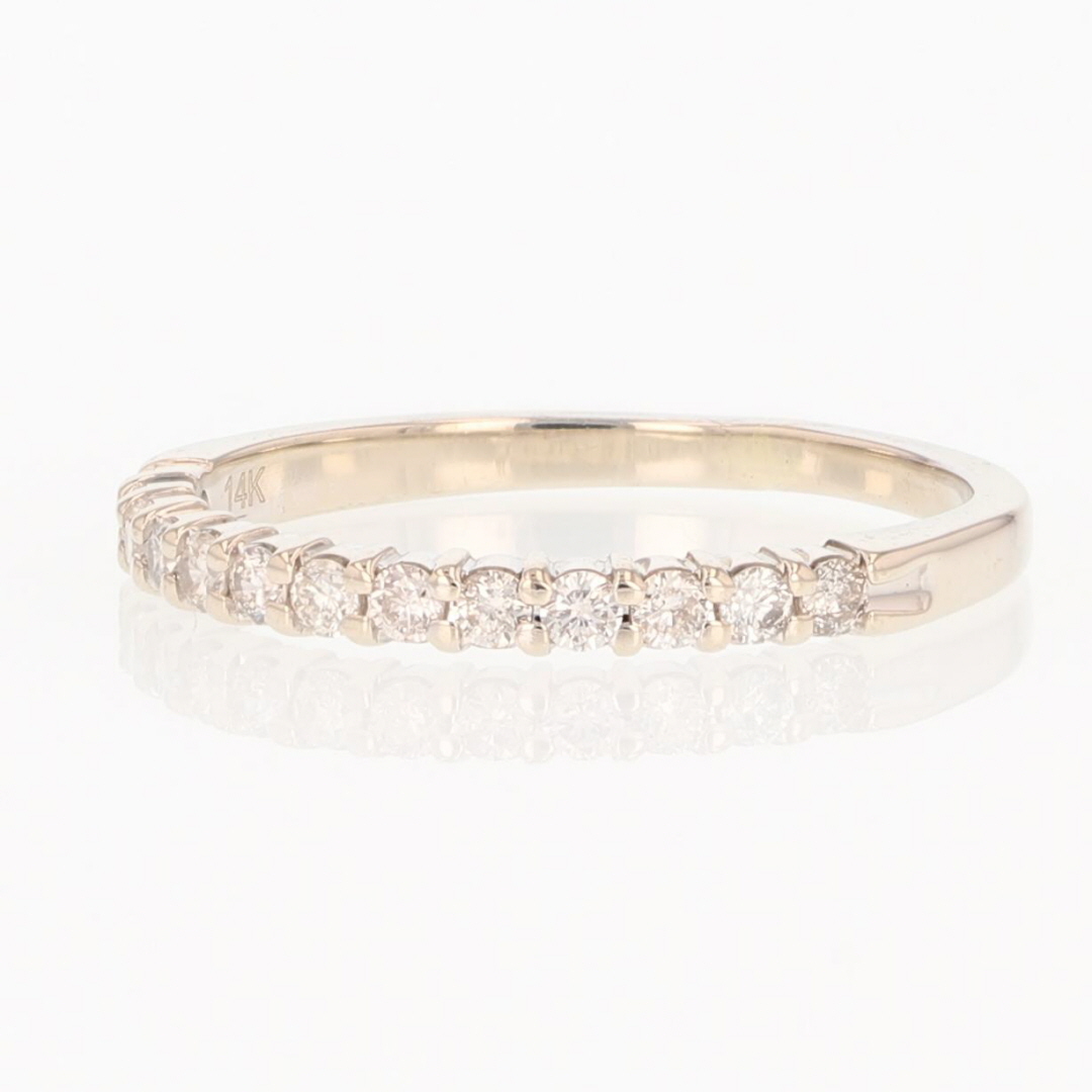 .17ctw Round Cut Diamond Prong-Set Wedding Band Ring 14k White Gold Size 5