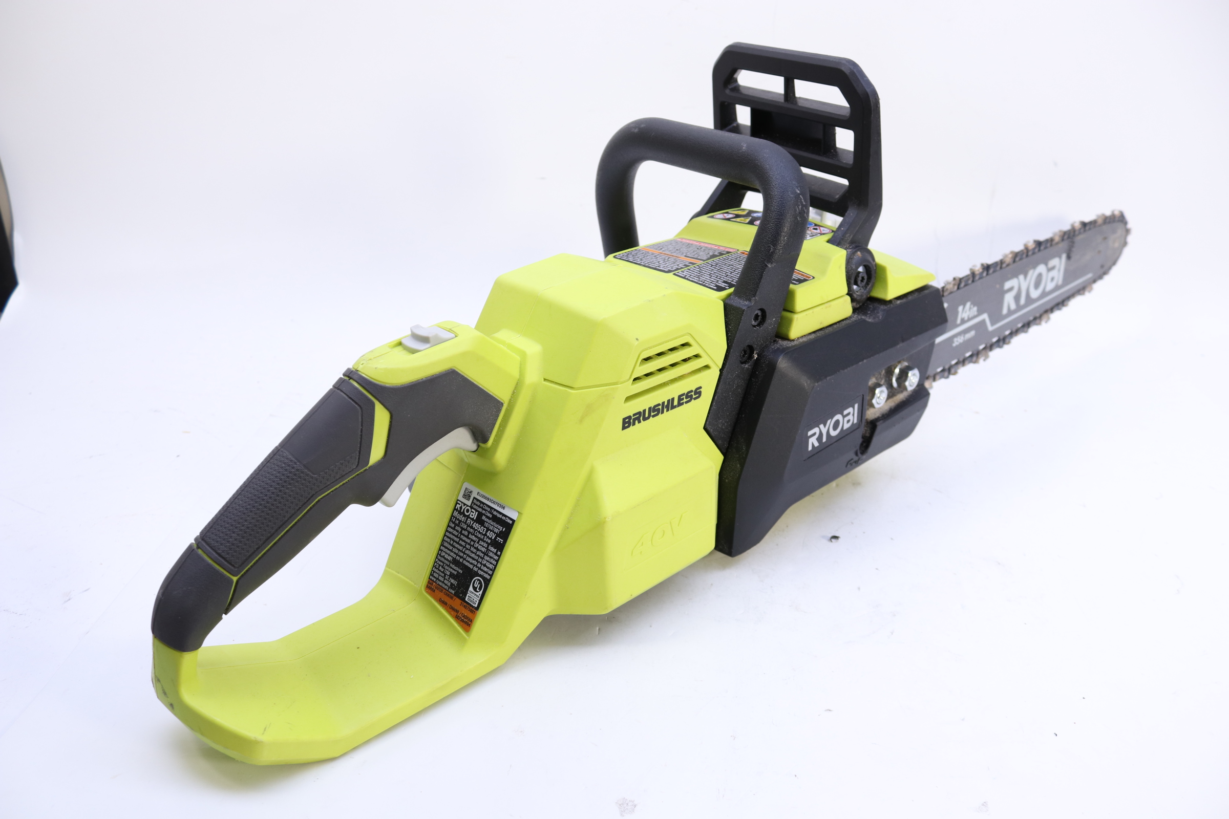 Ryobi RY40503 40V Brushless Lithium Ion Cordless 14" Chainsaw