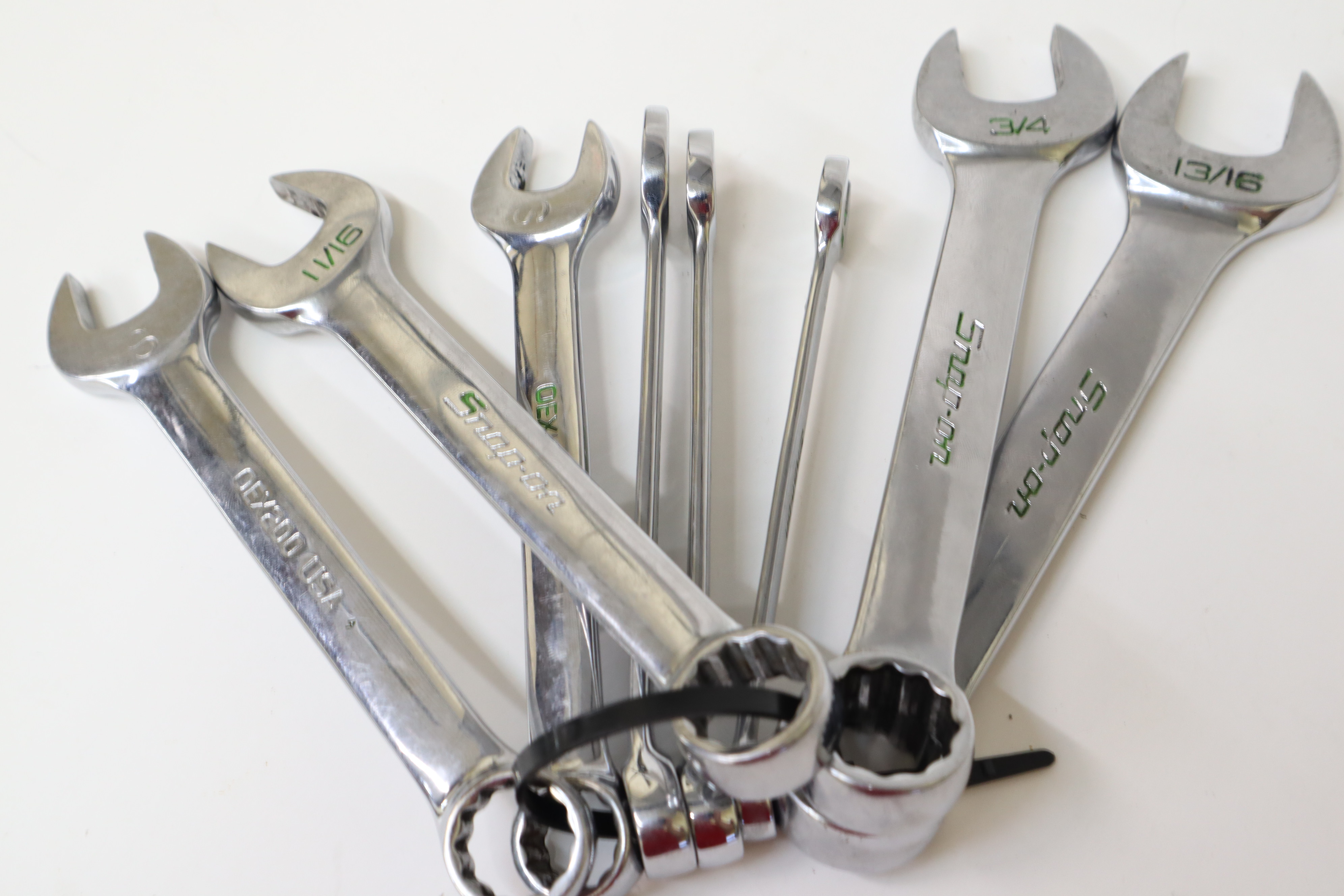 Snap-on Tools OEX260 8 PC Short Combination Wrench Set