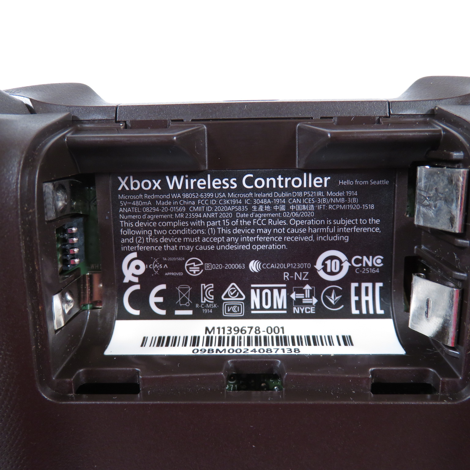 Microsoft Xbox Controller 1914 Bluetooth Hybrid D-pad Button Mapping ...